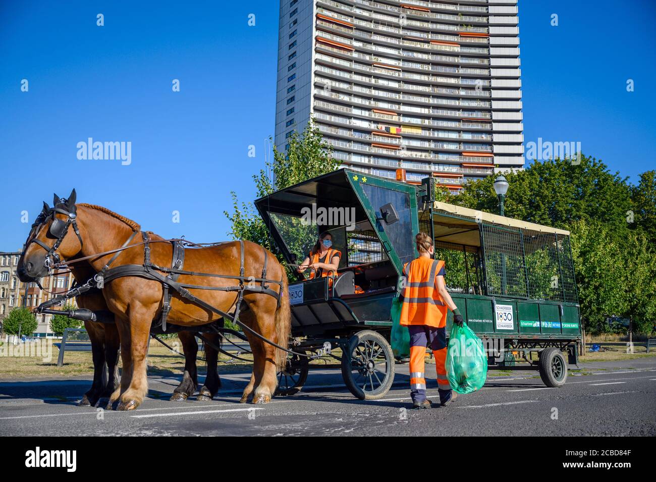Garbage collection in brussels hi-res stock photography and images - Alamy