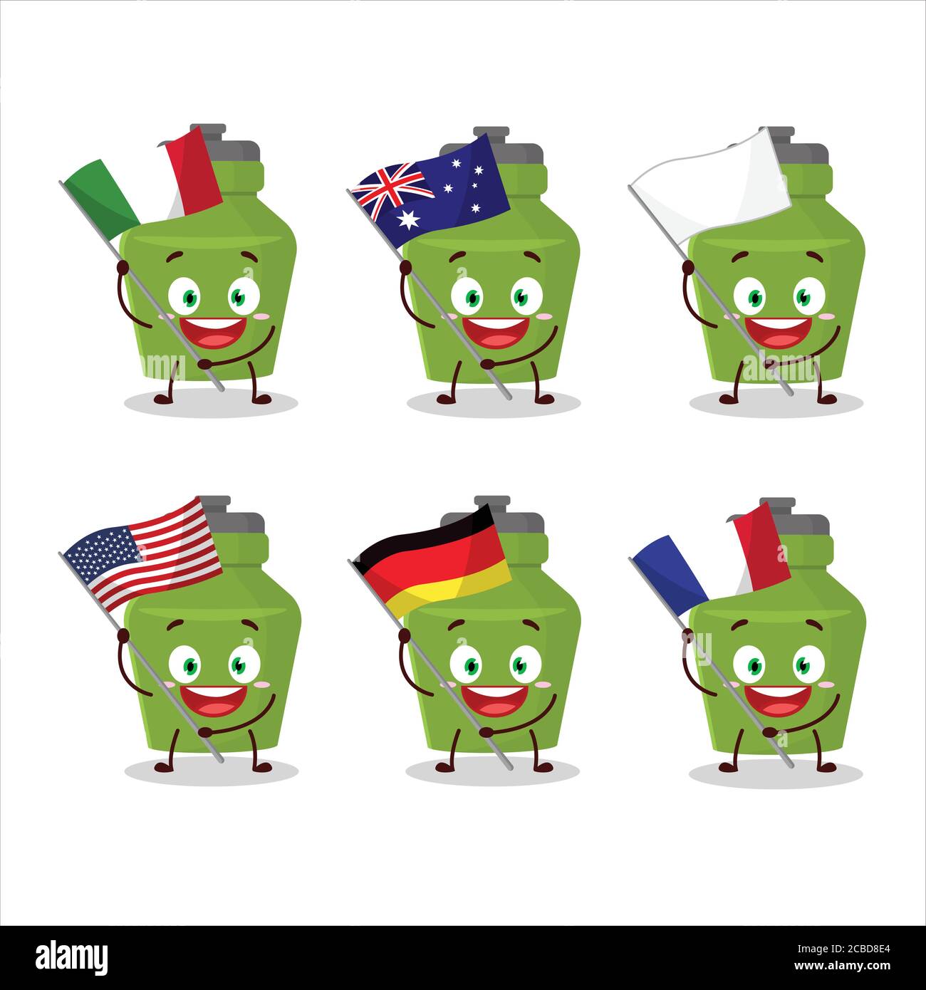 Garbage collection australia Stock Vector Images - Alamy
