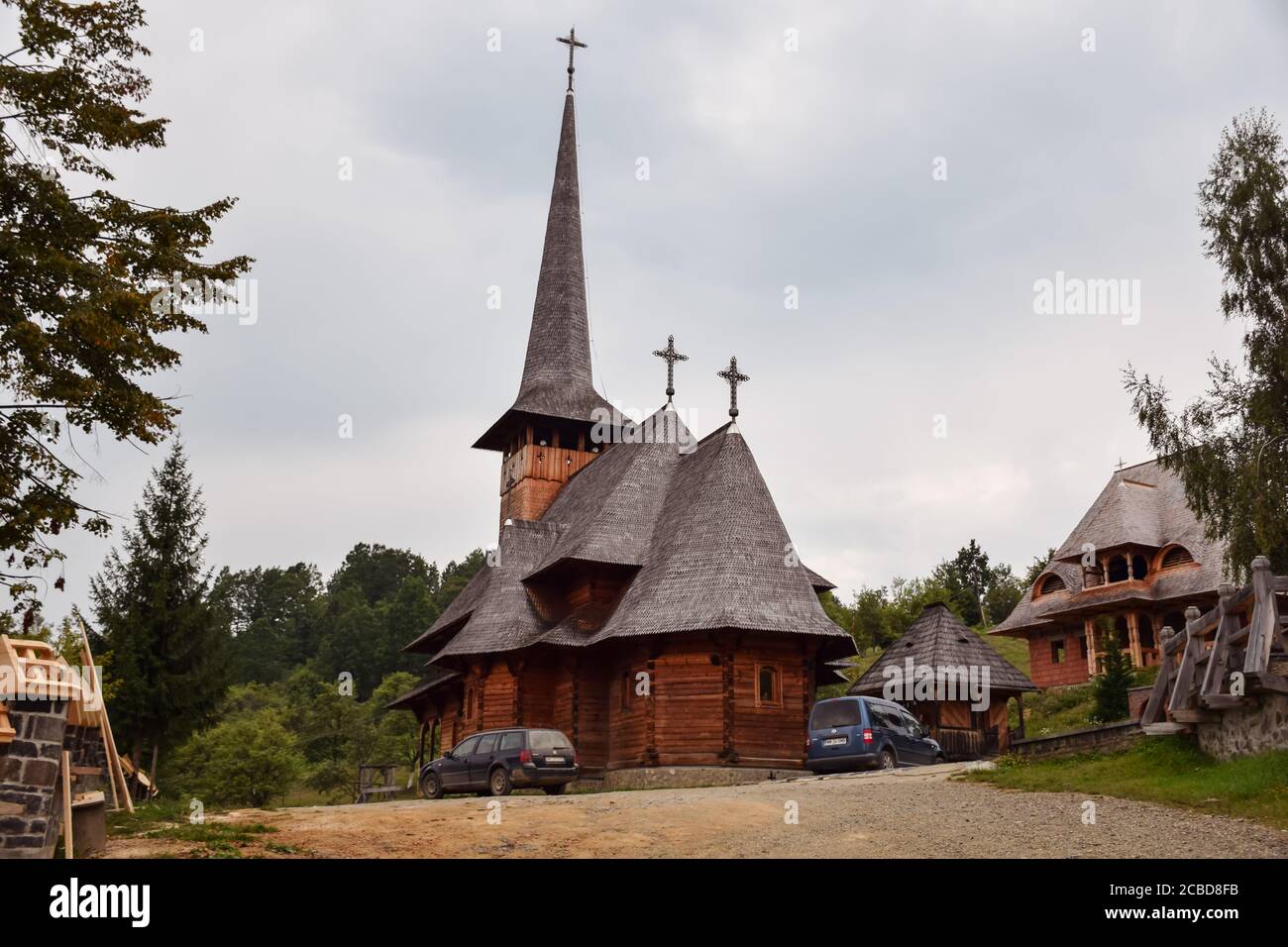 Maramures / Romania - August 28, 2019: traditional well preserved ...