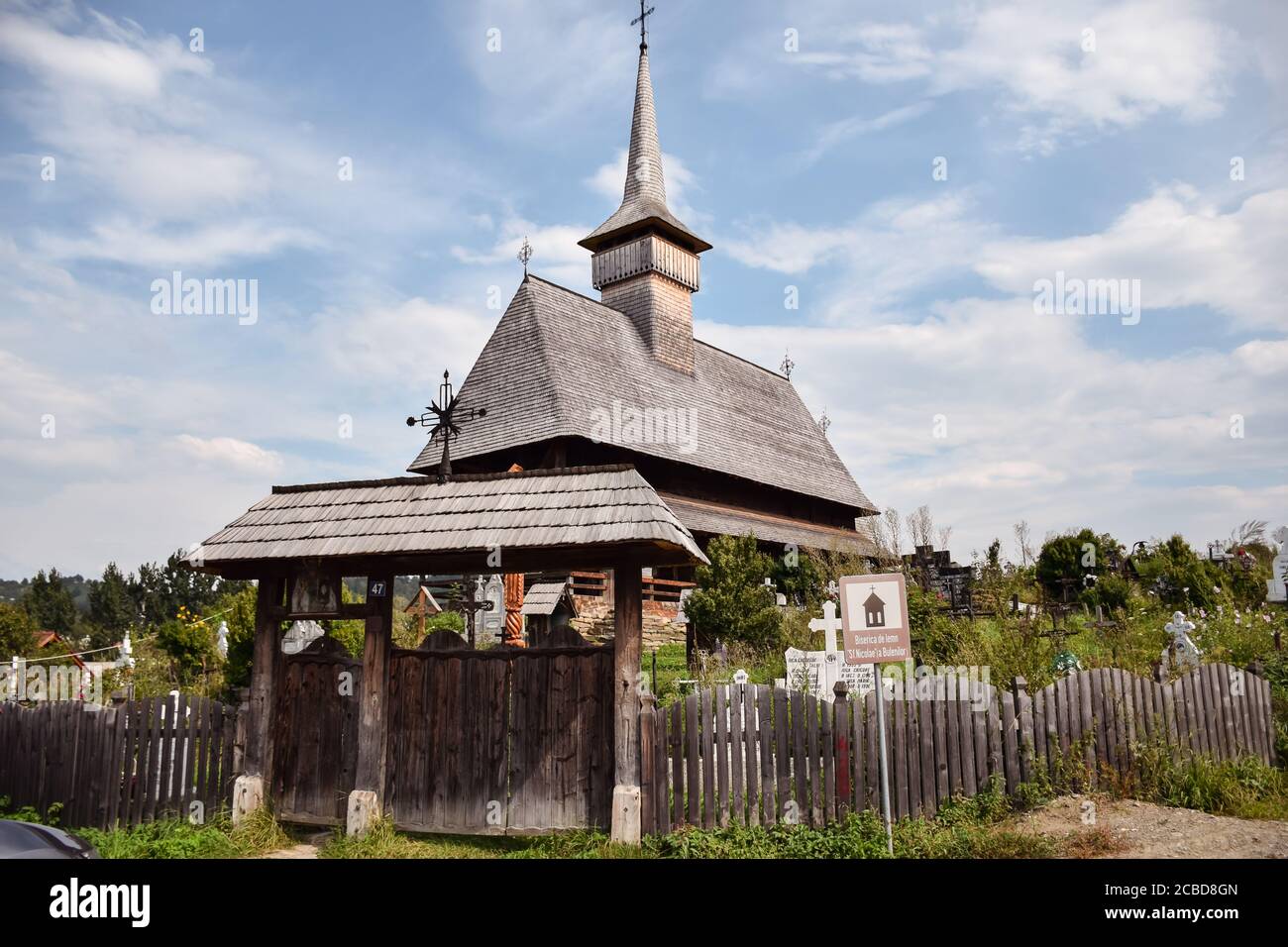 Maramures / Romania - August 28, 2019: traditional well preserved ...