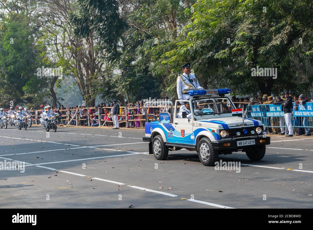 Kolkata, West Bengal, India - 26th January 2020 : Kolkata Traffic ...