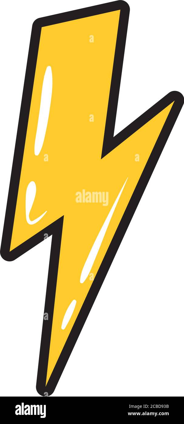 Thunder ray pop art style Stock Vector Images - Alamy