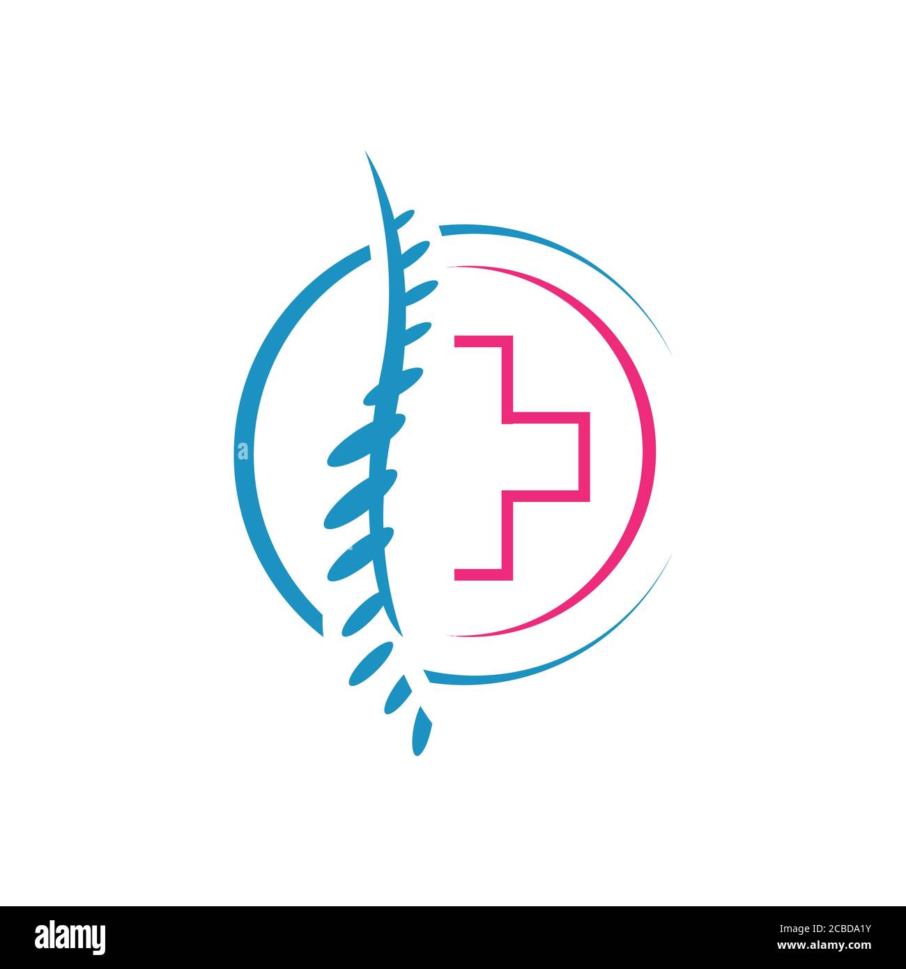 Sport medical center logo design vector illustration. athlete recovery ...