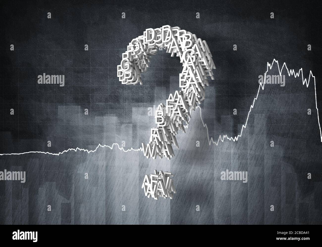Question of financial growth Stock Photo - Alamy
