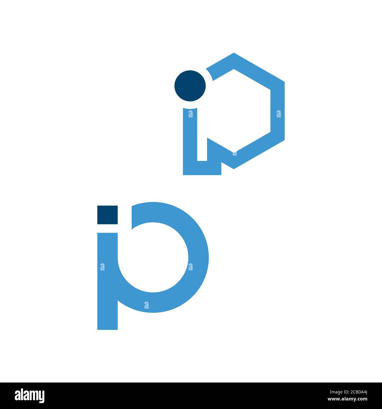 creative initial P Letter P logo design vector graphic concept ...