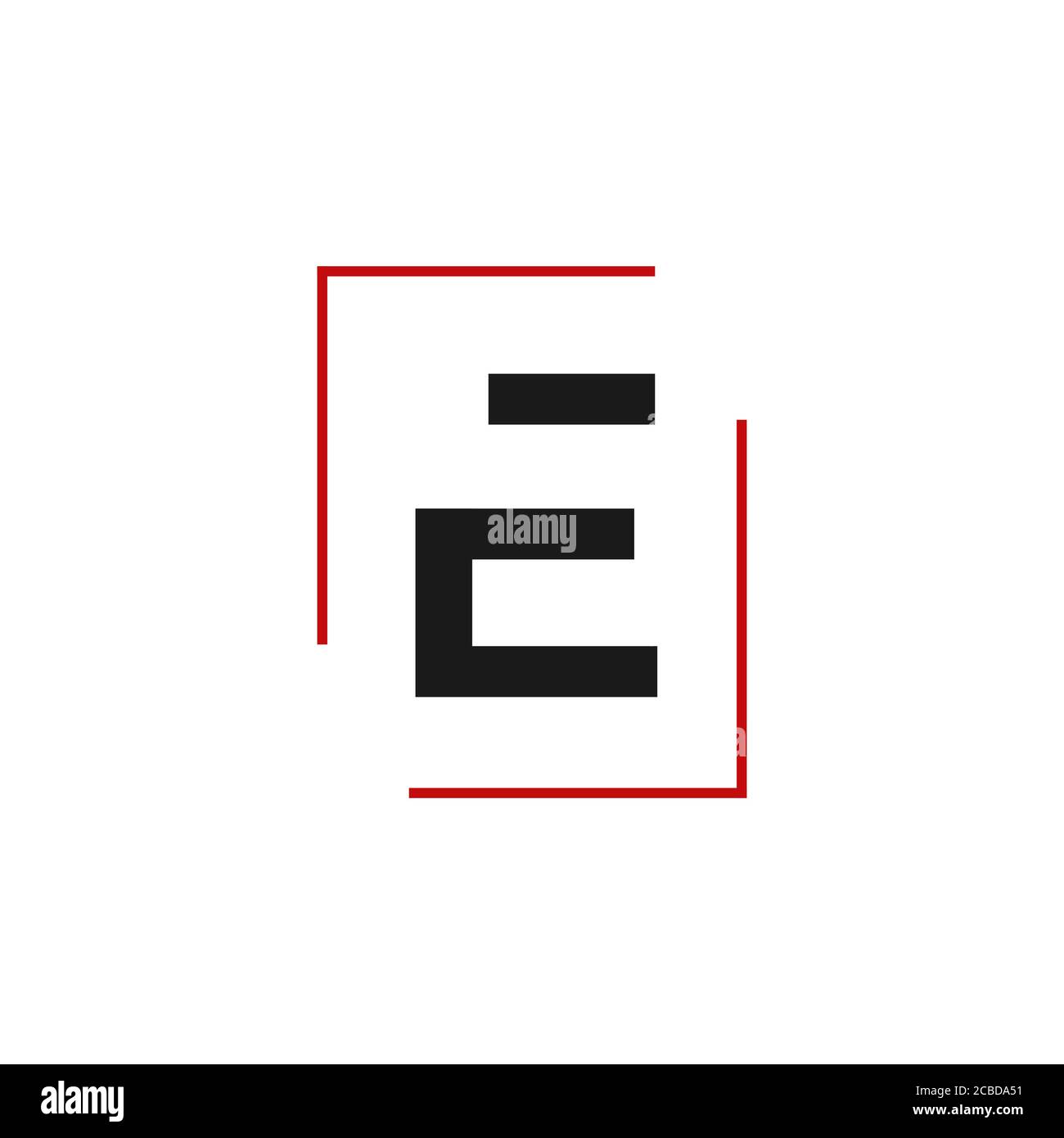 Triangle e logo Stock Vector Images - Alamy