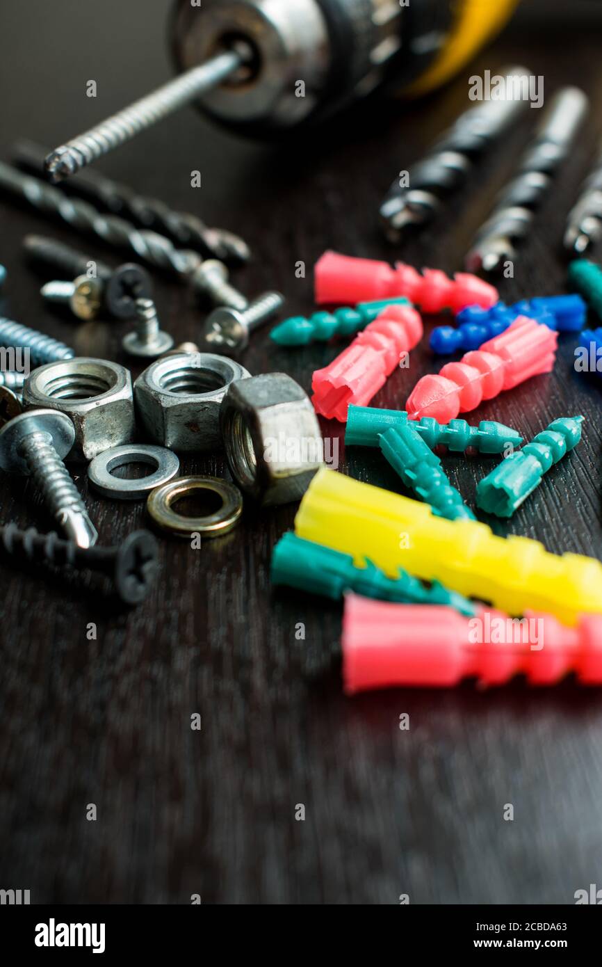 Carpentry screws hi-res stock photography and images - Alamy