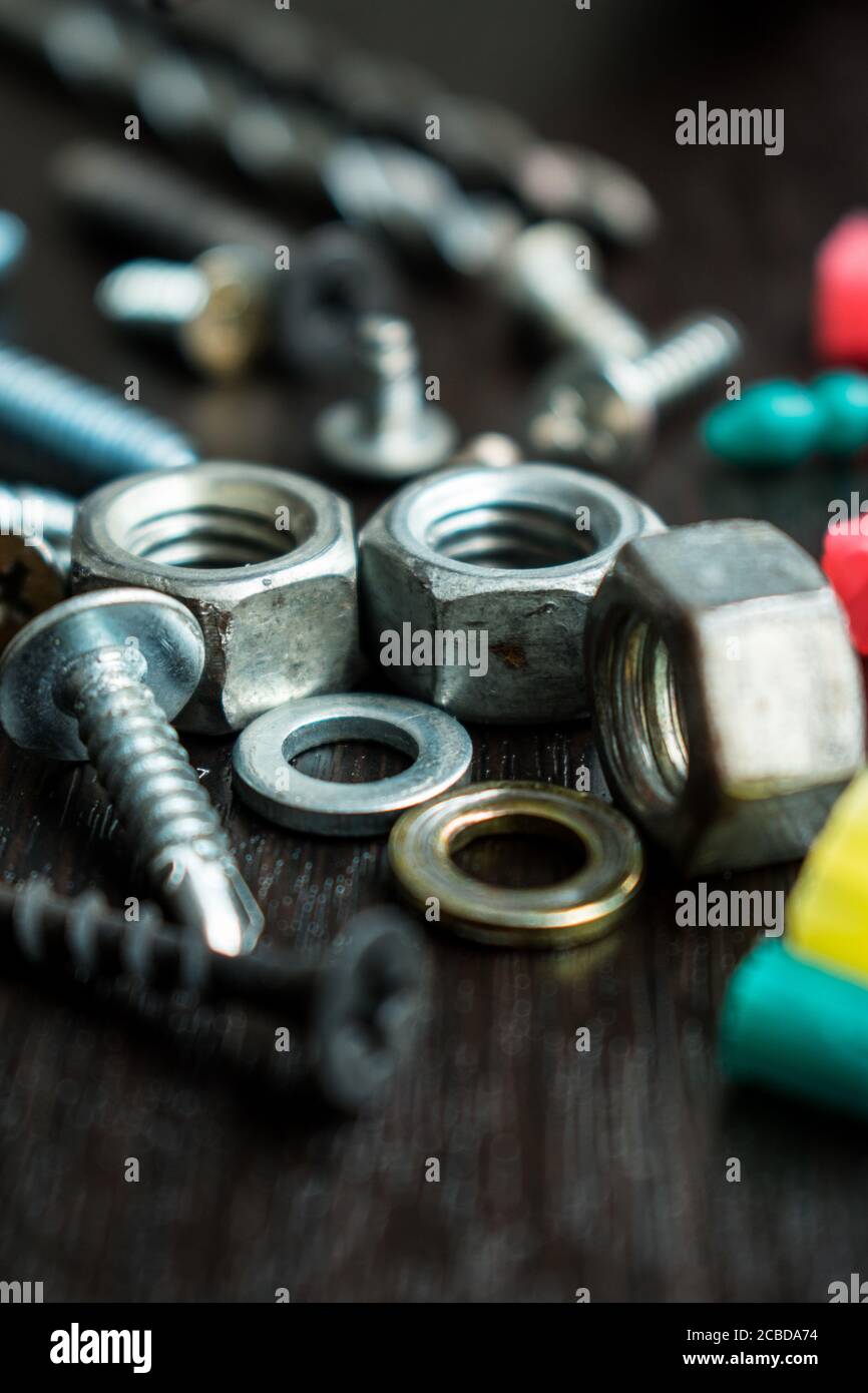 Carpentry screws hi-res stock photography and images - Alamy