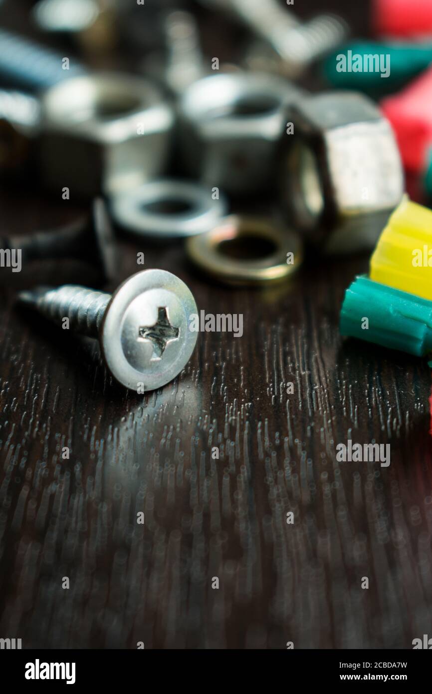 Carpentry screws hi-res stock photography and images - Alamy