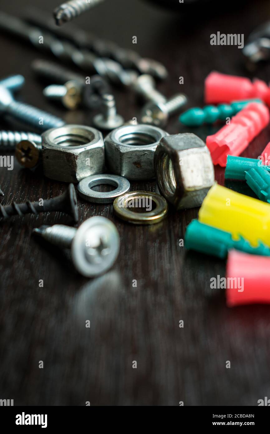 Carpentry screws hi-res stock photography and images - Alamy