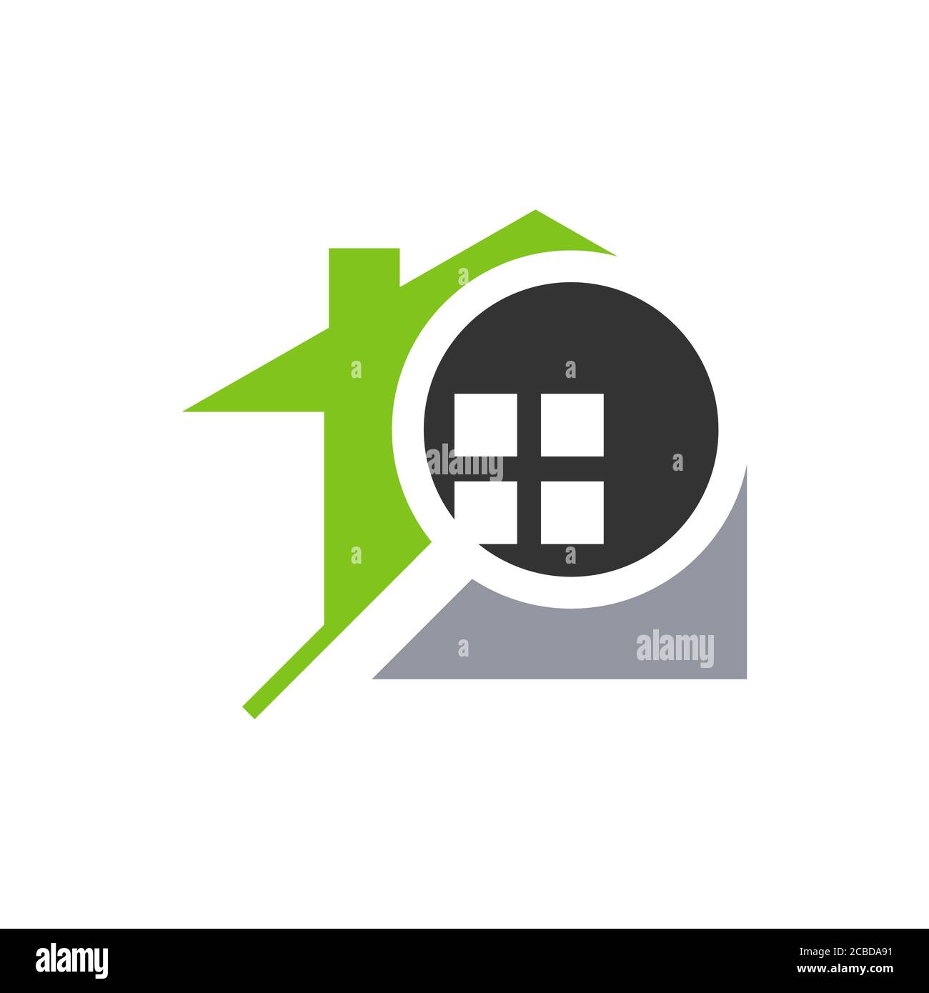 find home logo. Search property logo icon With Magnifying Glass Symbol ...