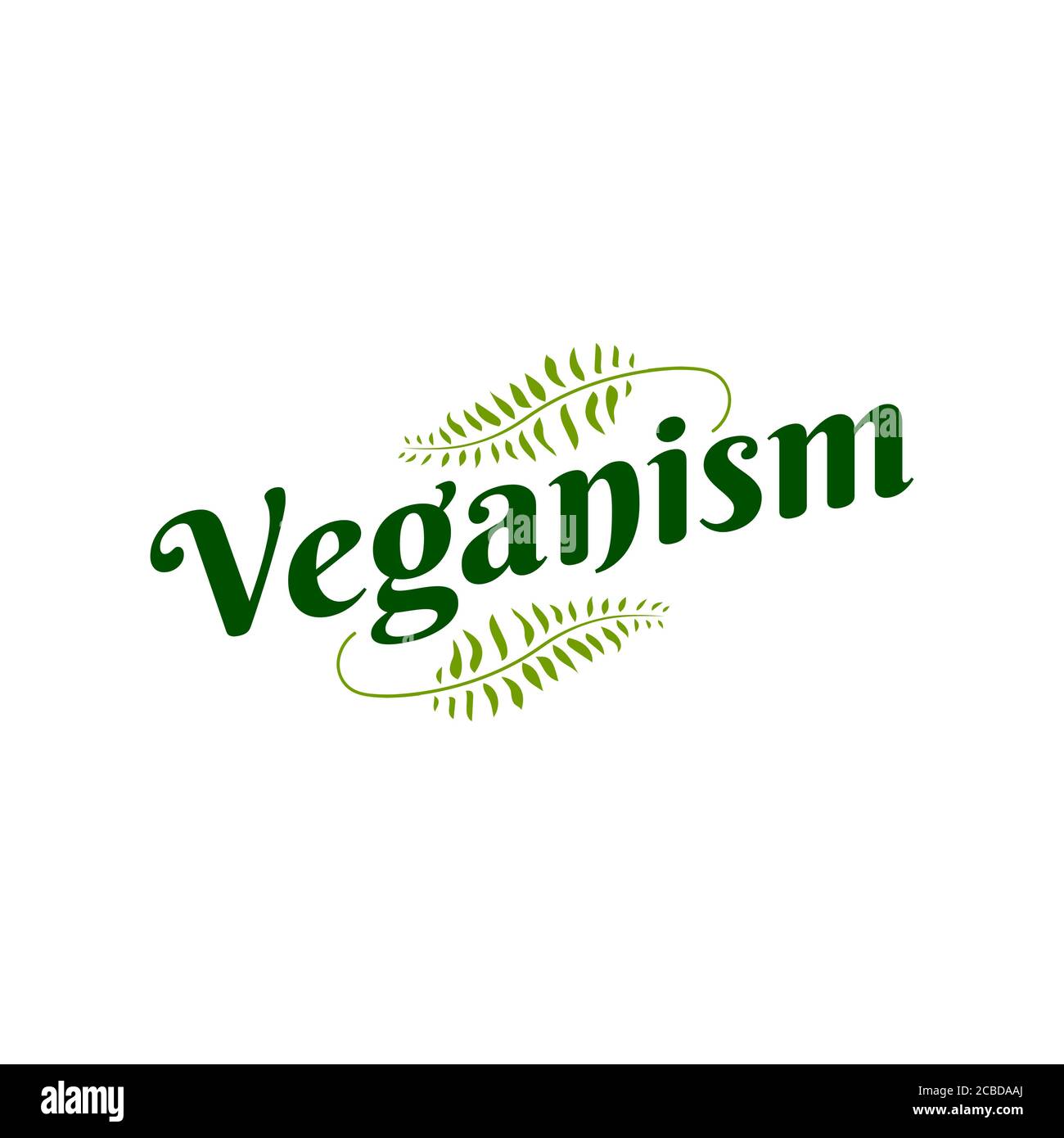 Calligraphic and typographic Handwritten veganism lettering, for vegan ...