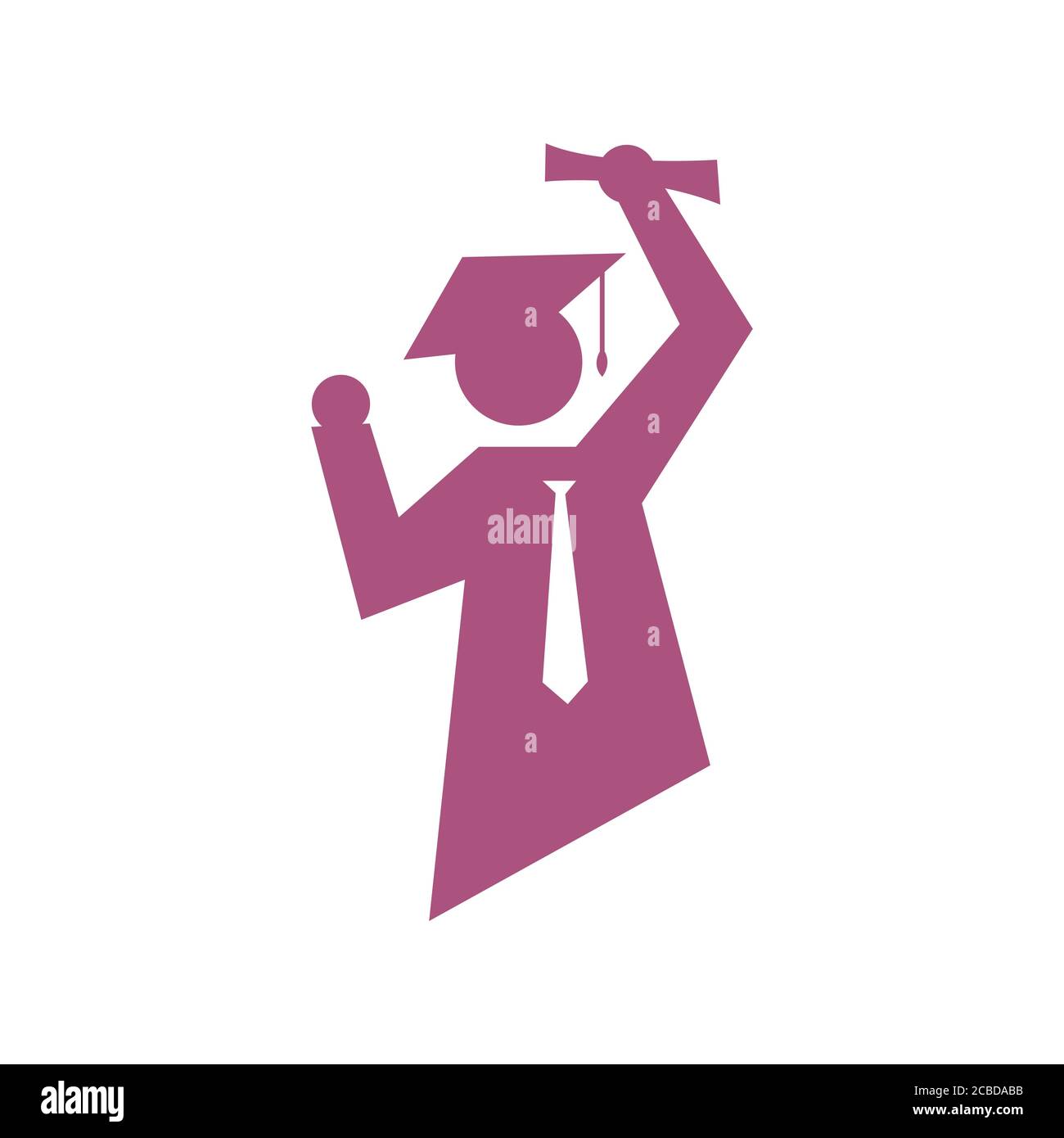 success student logo vector. graduation sign Logo symbol concept ...
