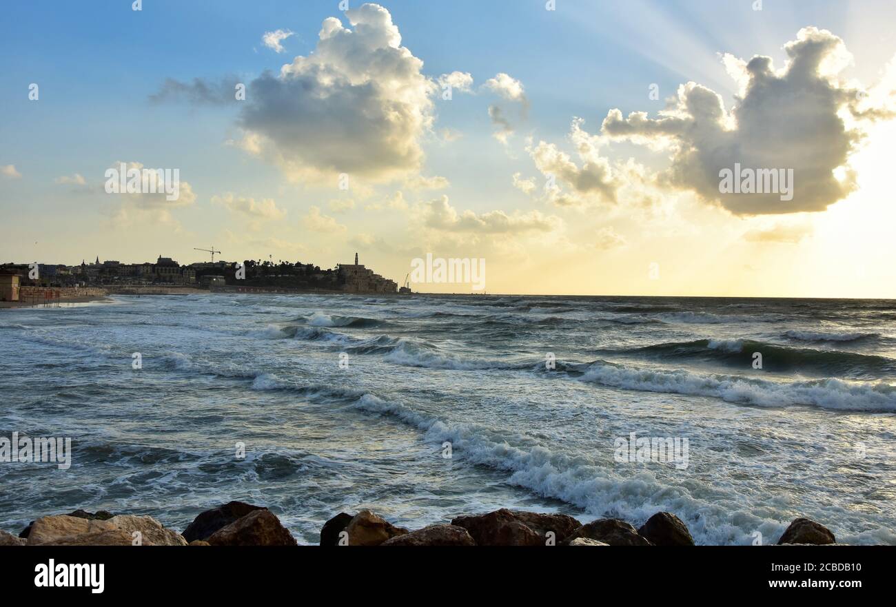 Map of haifa hi-res stock photography and images - Alamy