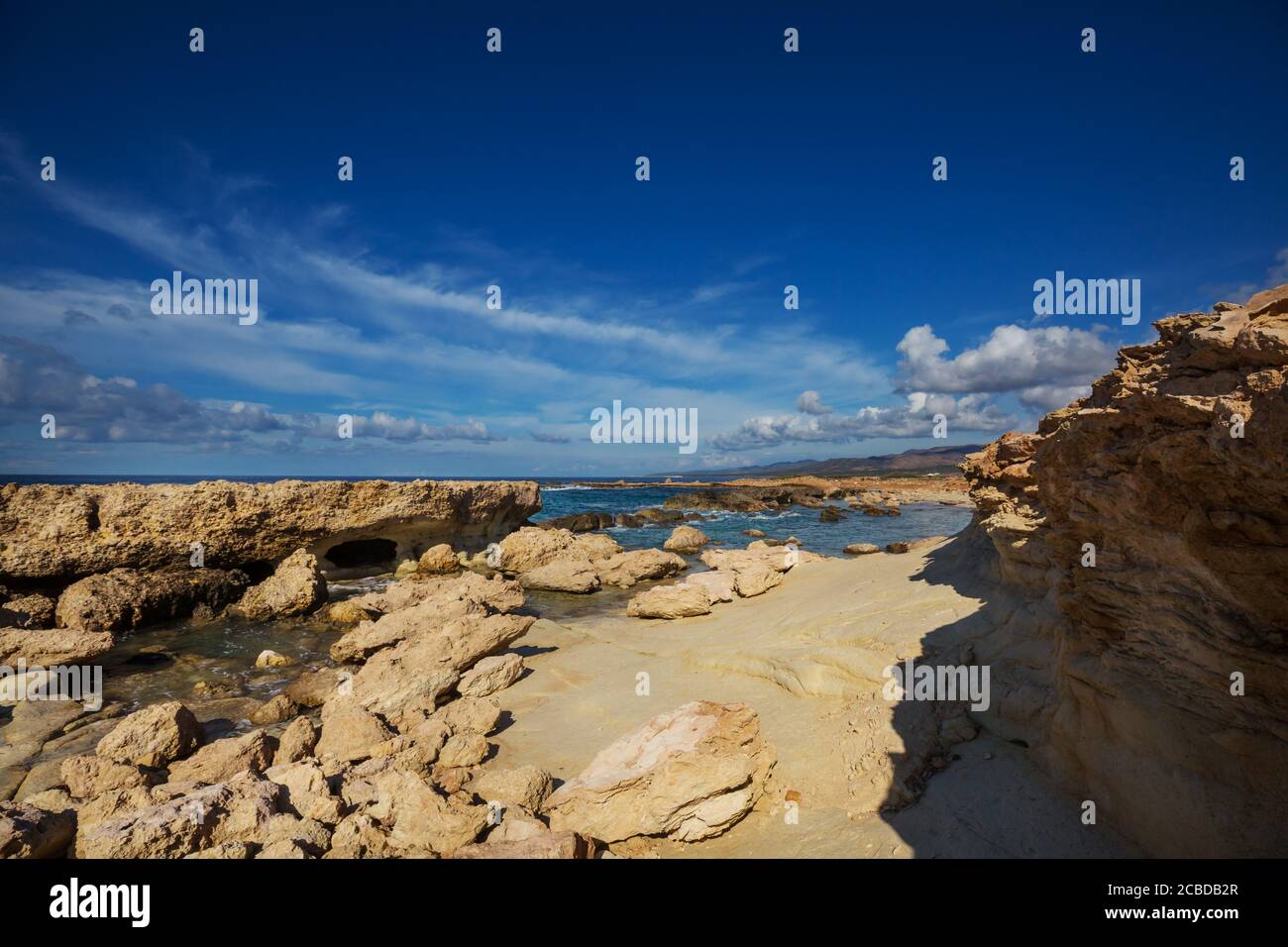 Beautiful sea shore in Cyprus Stock Photo - Alamy