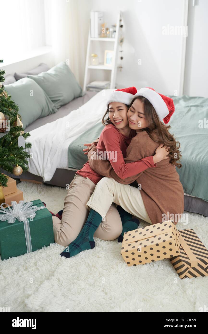 Best friends hugging each other Stock Photo - Alamy