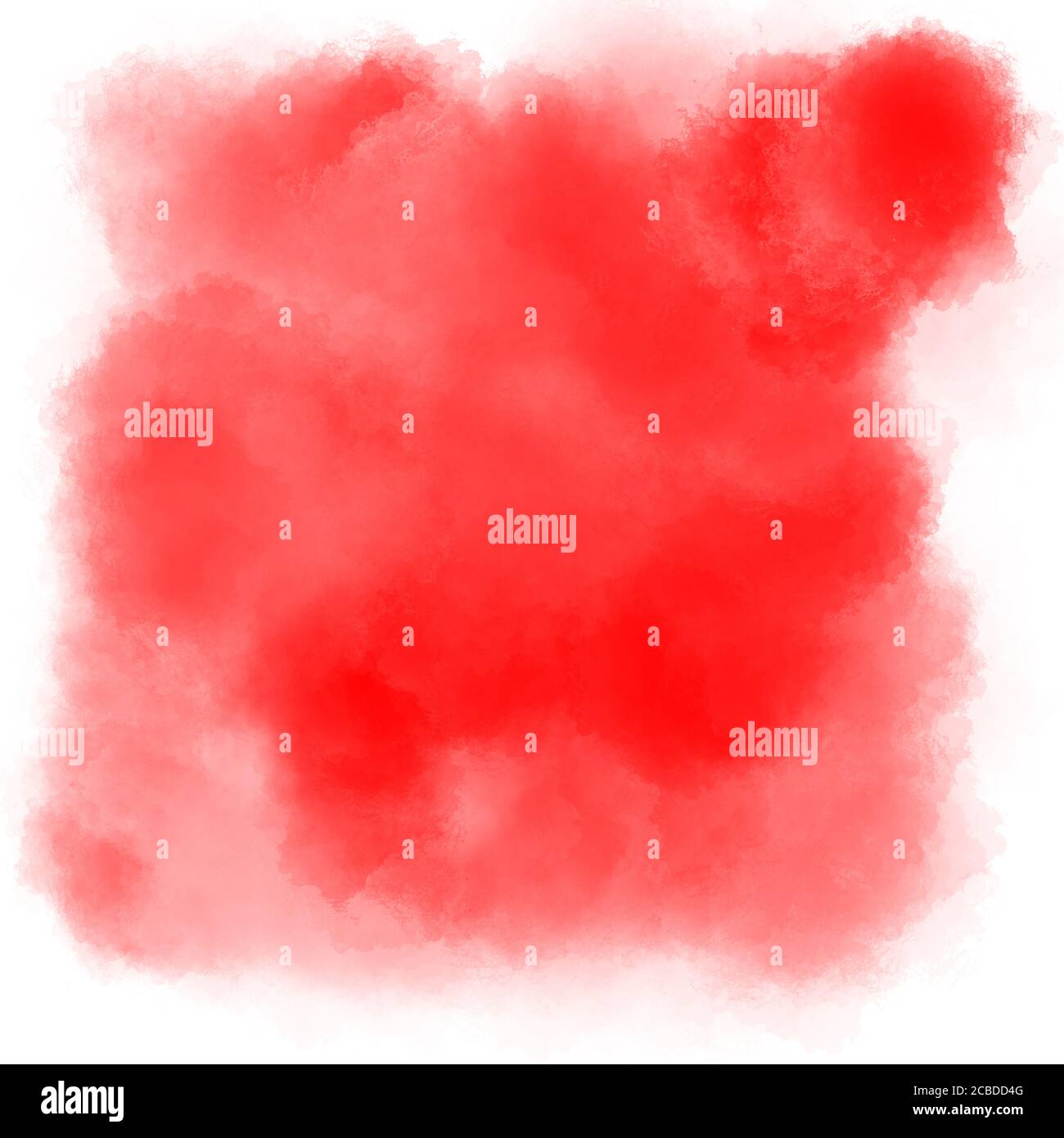 Saturated red watercolor background, abstract stain, backdrop. Gentle ...