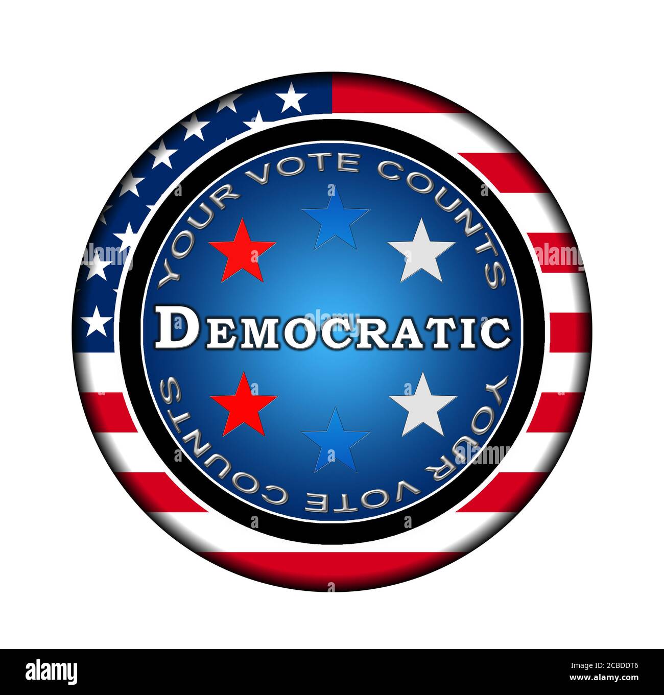 Vote Election Button Stock Photo - Alamy