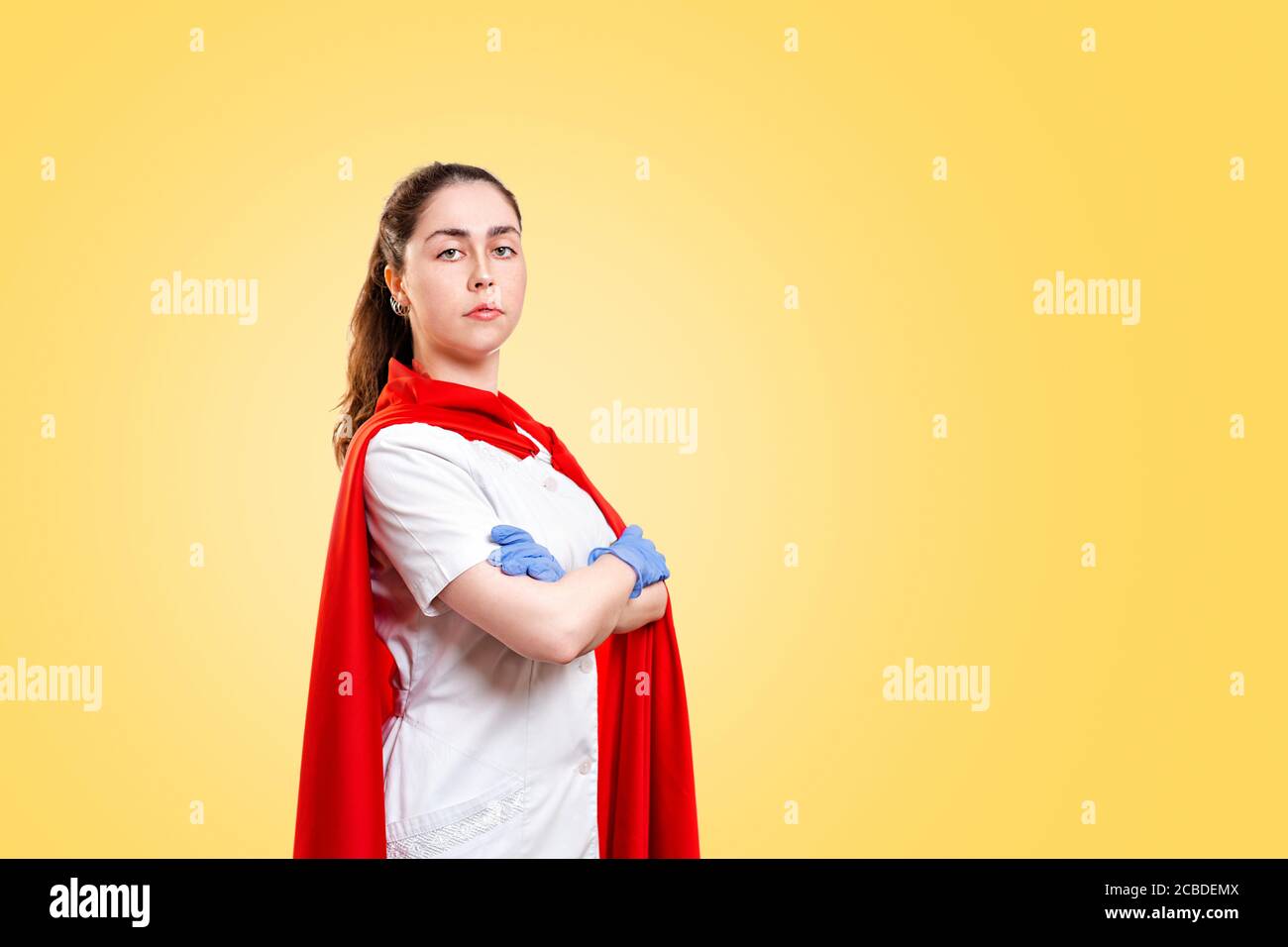 Doctor hero cloak person sick hi-res stock photography and images - Alamy
