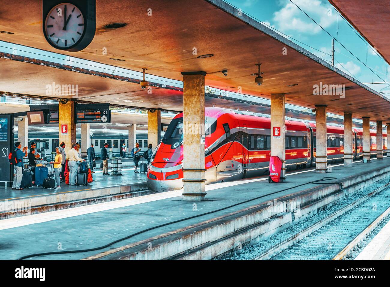 Santa Maria Novella Train Station Florence Firenze High Resolution ...