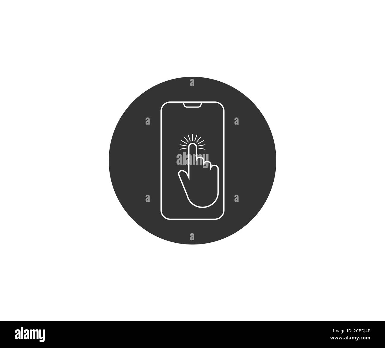 Hand cursor screen Stock Vector Images - Alamy