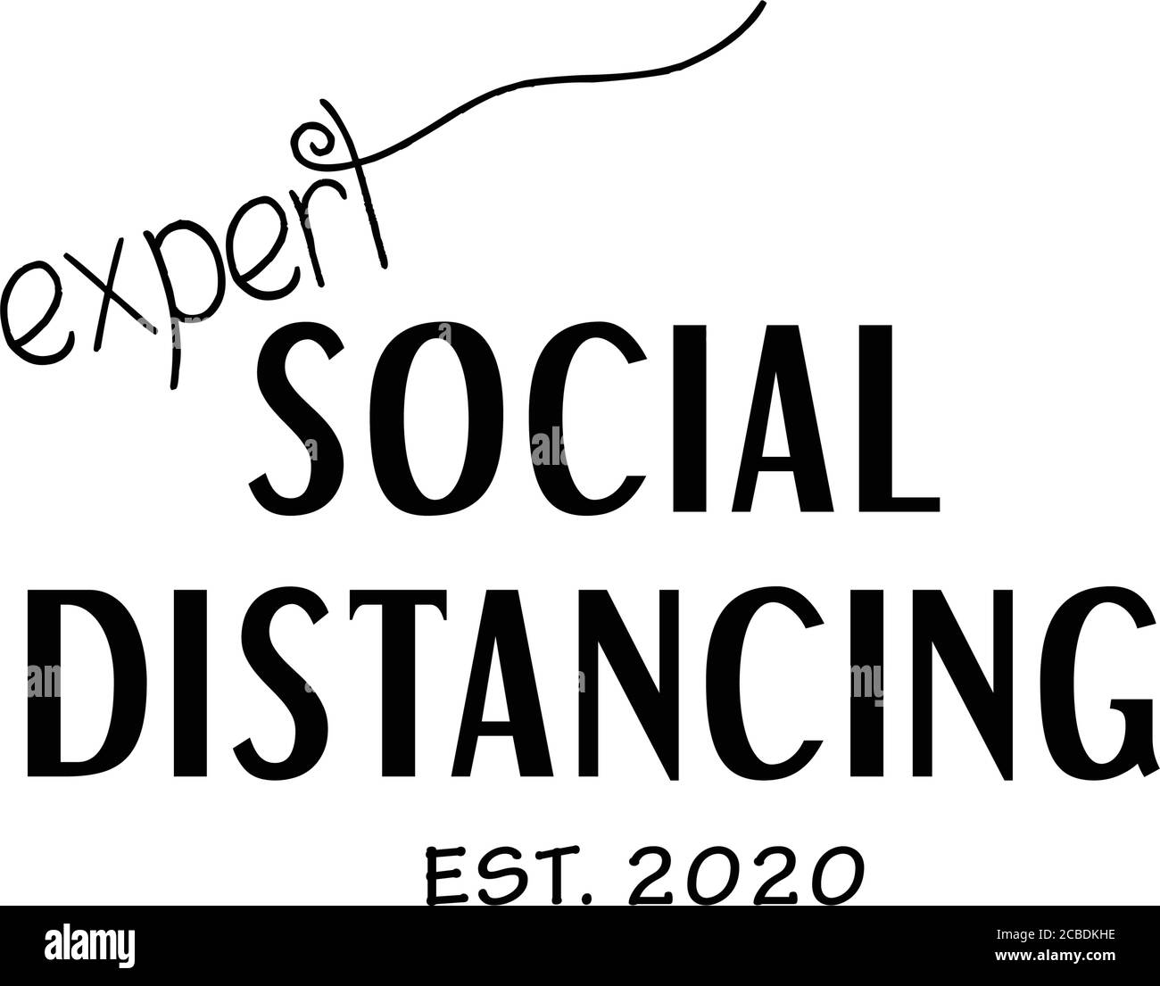 Social Distancing. Motivation Quote. Stay Safe. Text on white ...