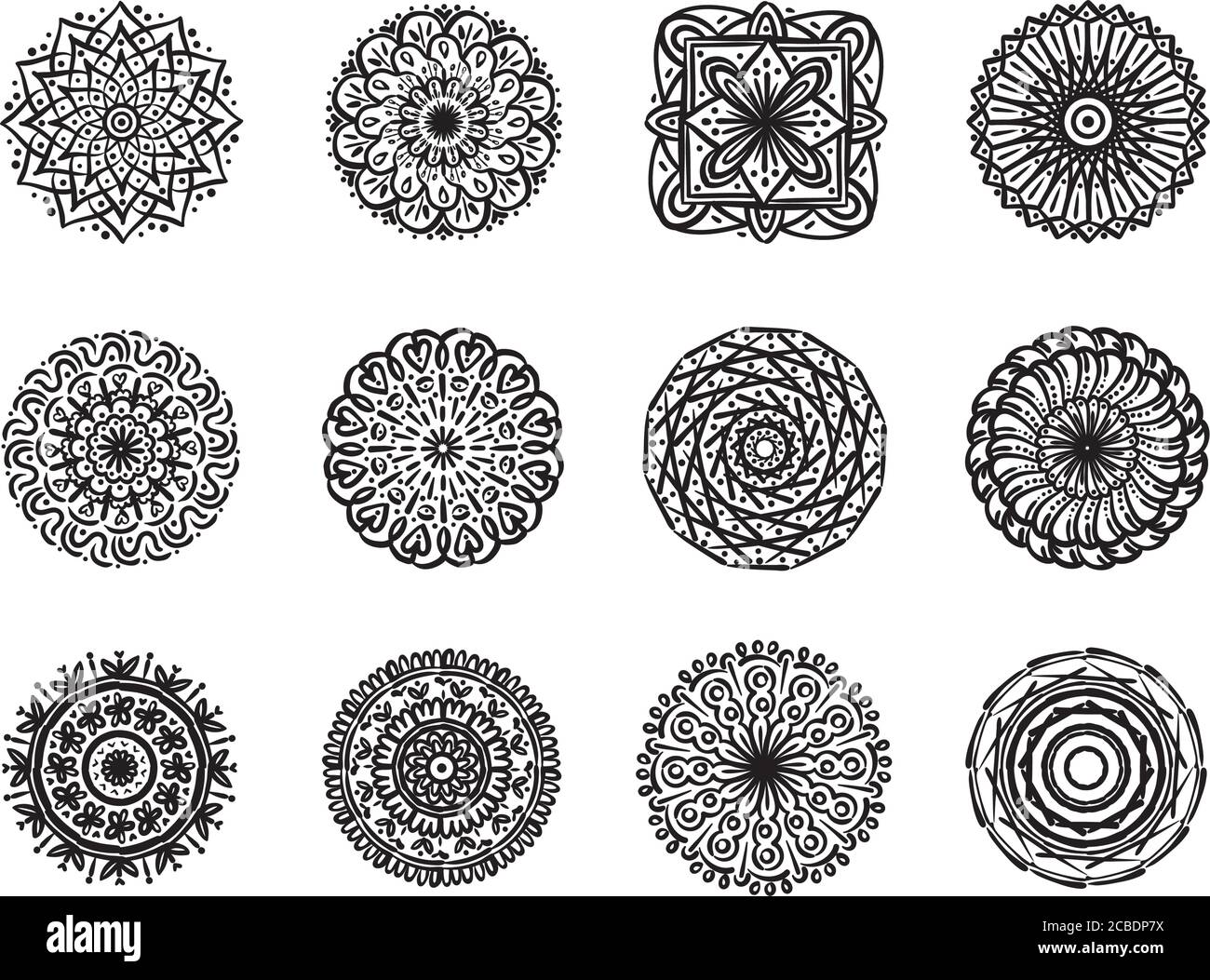 Mandala bundle vector vectors hi-res stock photography and images - Alamy