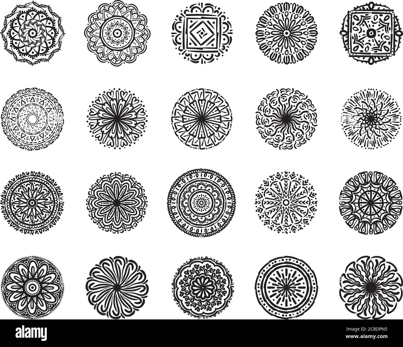 Mandala bundle vector vectors hi-res stock photography and images - Alamy