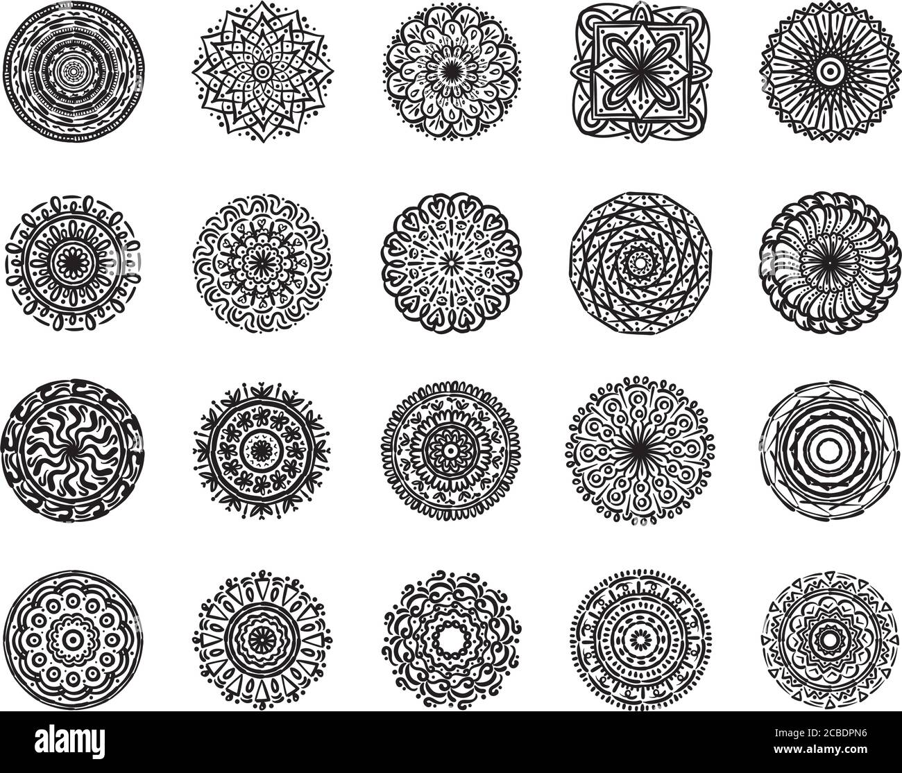 Mandala bundle vector vectors hi-res stock photography and images - Alamy