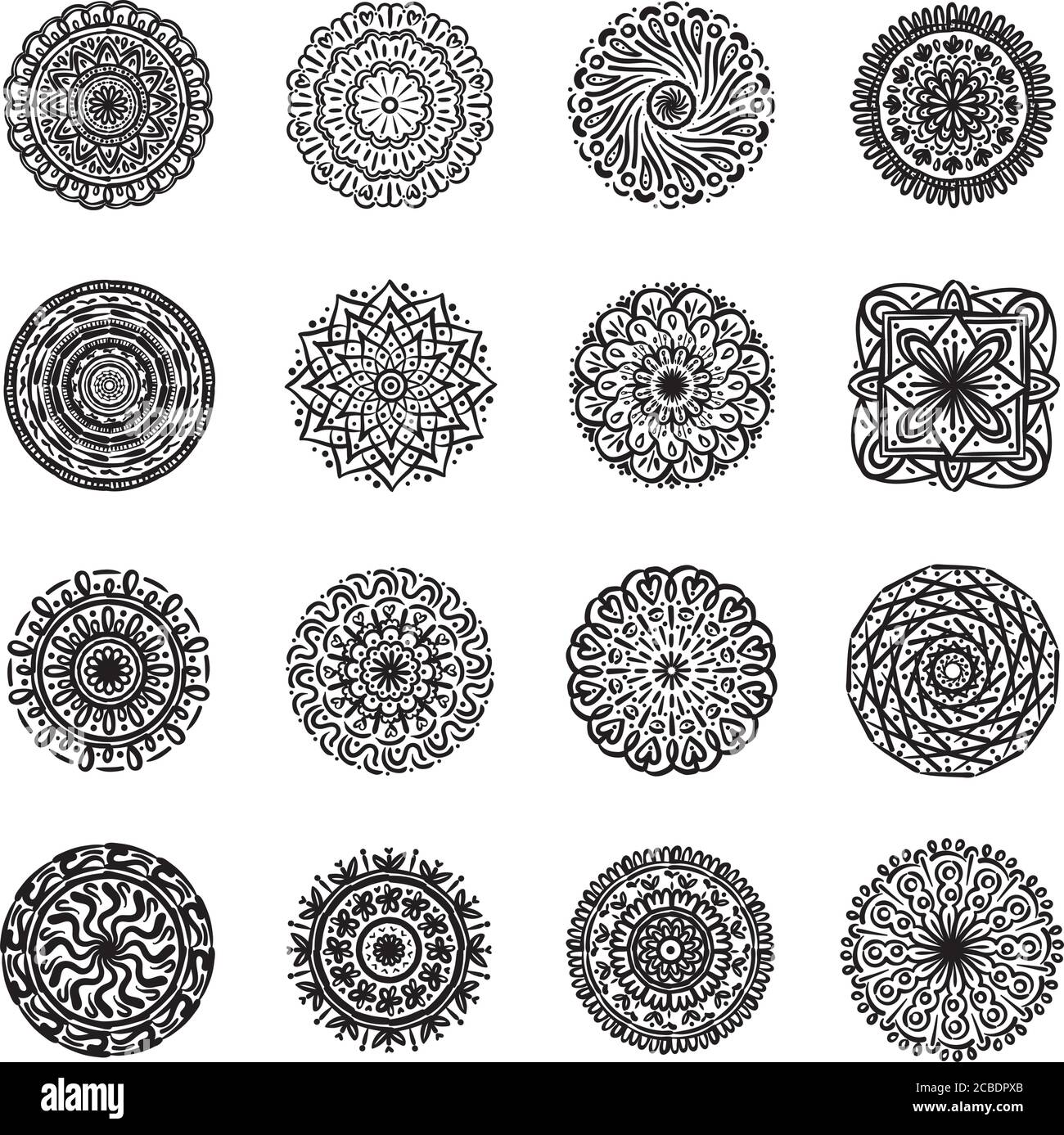 Mandala bundle vector vectors hi-res stock photography and images - Alamy
