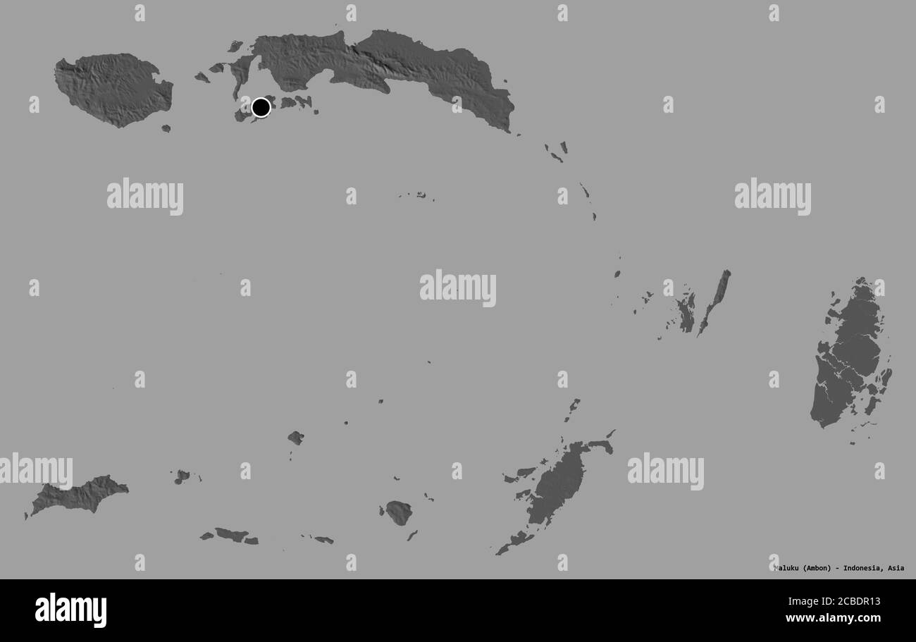 Maluku map Black and White Stock Photos & Images - Alamy
