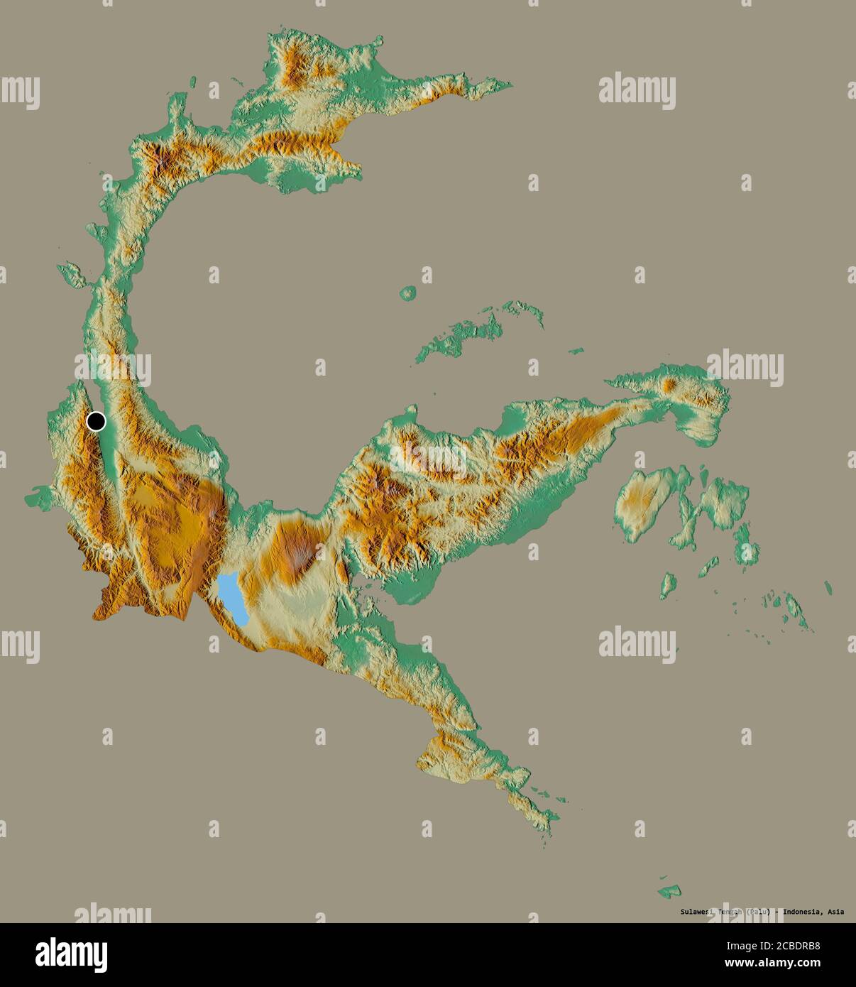 Sulawesi Map Sulawesi Tengah Province Map Of Indonesia In Front Of A