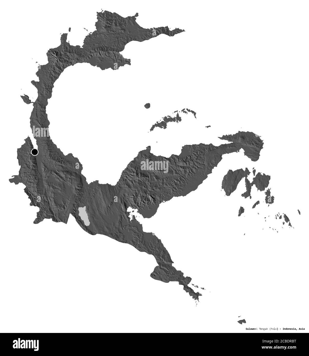 Sulawesi Map Black and White Stock Photos & Images - Alamy