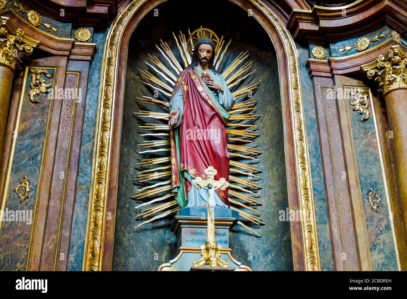 Vienna statue of jesus christ hi-res stock photography and images - Alamy