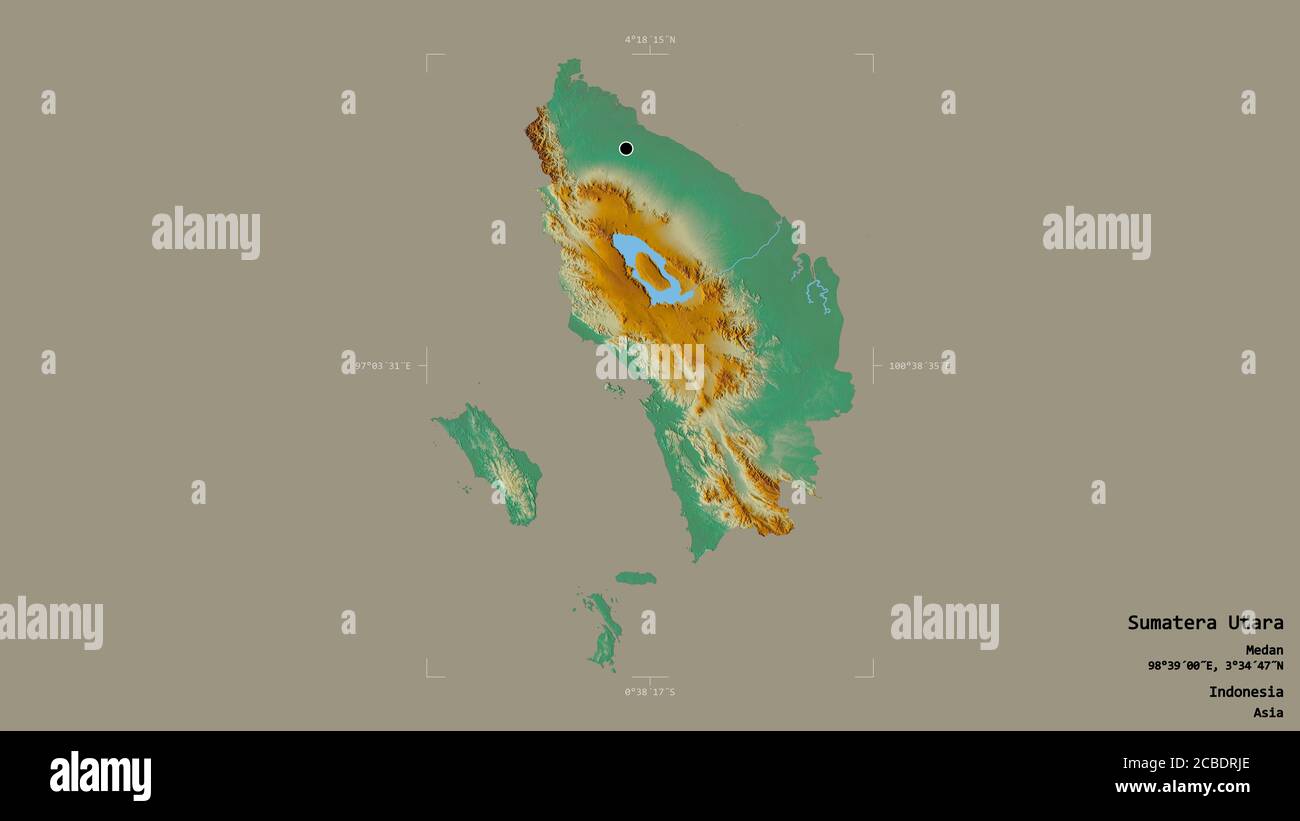 Sumatera utara map hi-res stock photography and images - Alamy