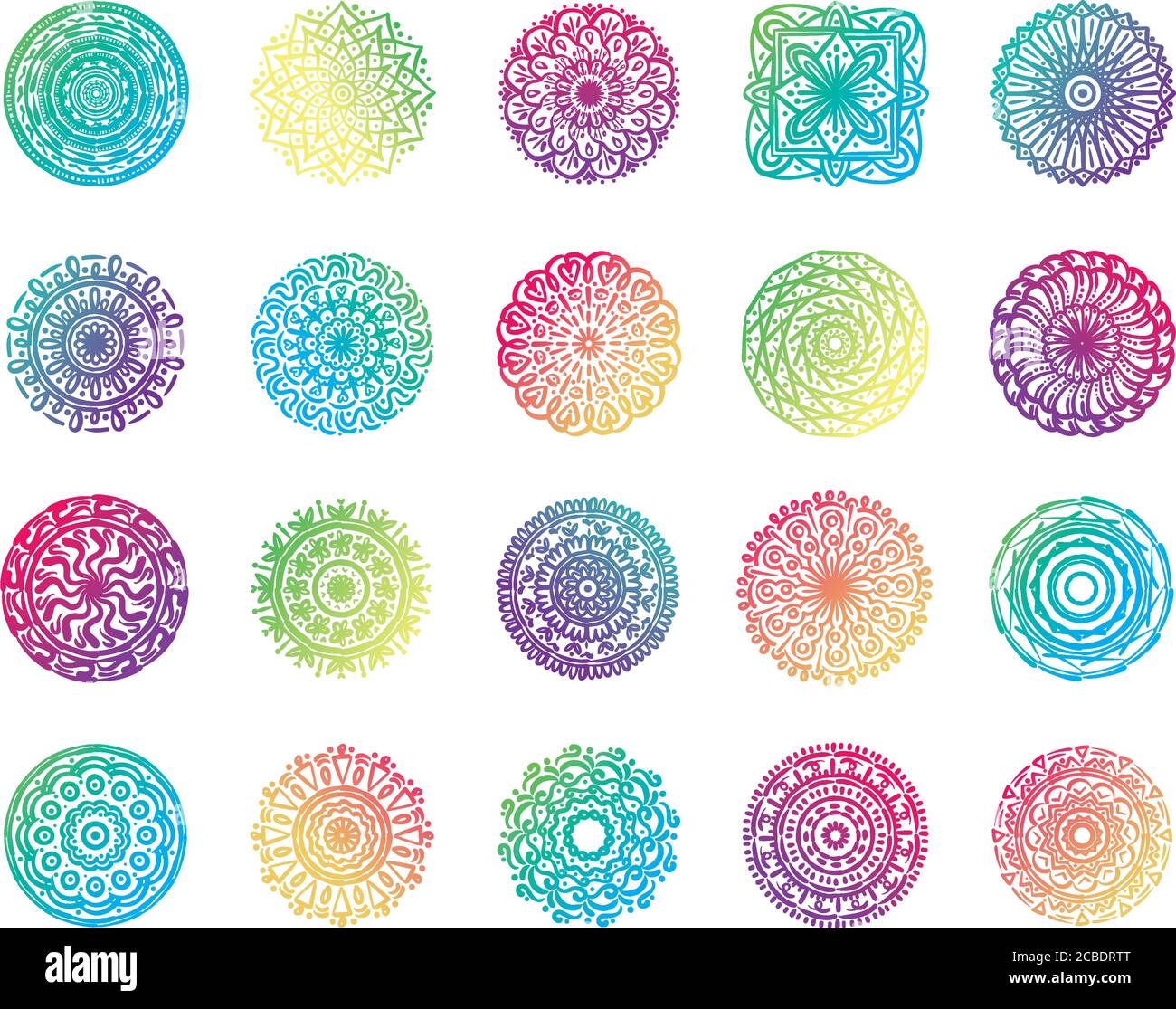 Mandala bundle vector vectors hi-res stock photography and images - Alamy