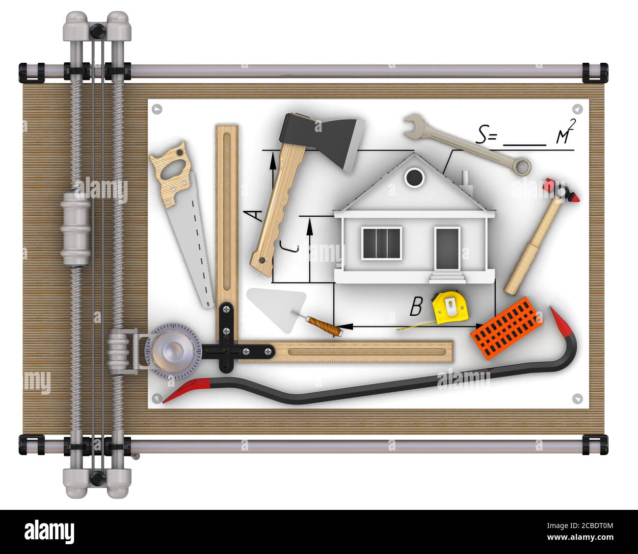 Pantograph drawing tool hi-res stock photography and images - Alamy