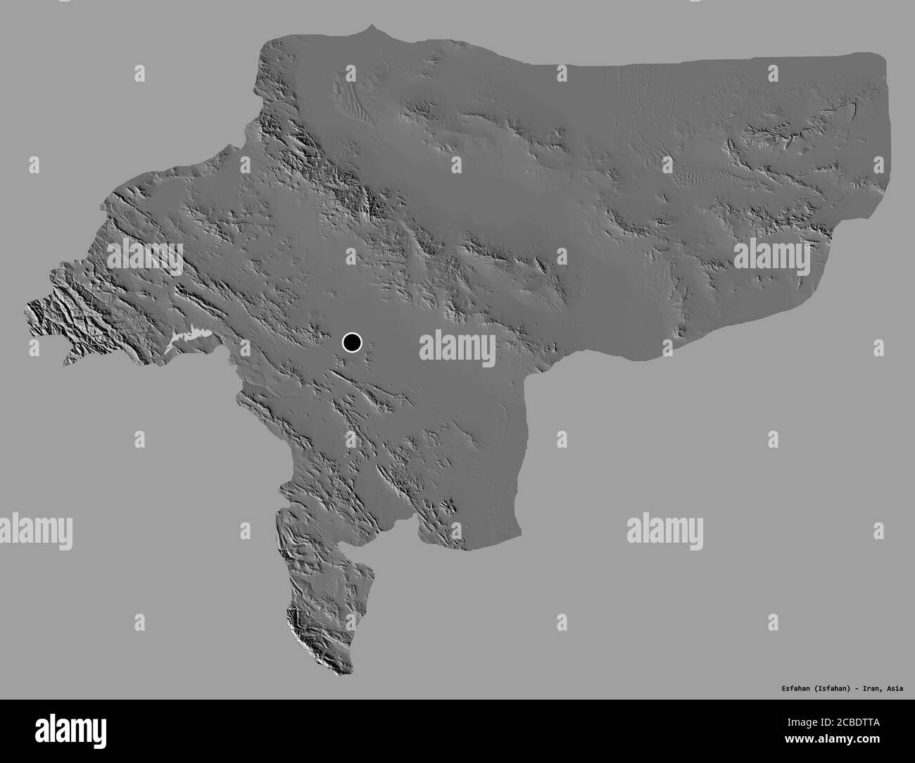Isfahan province map hi-res stock photography and images - Alamy