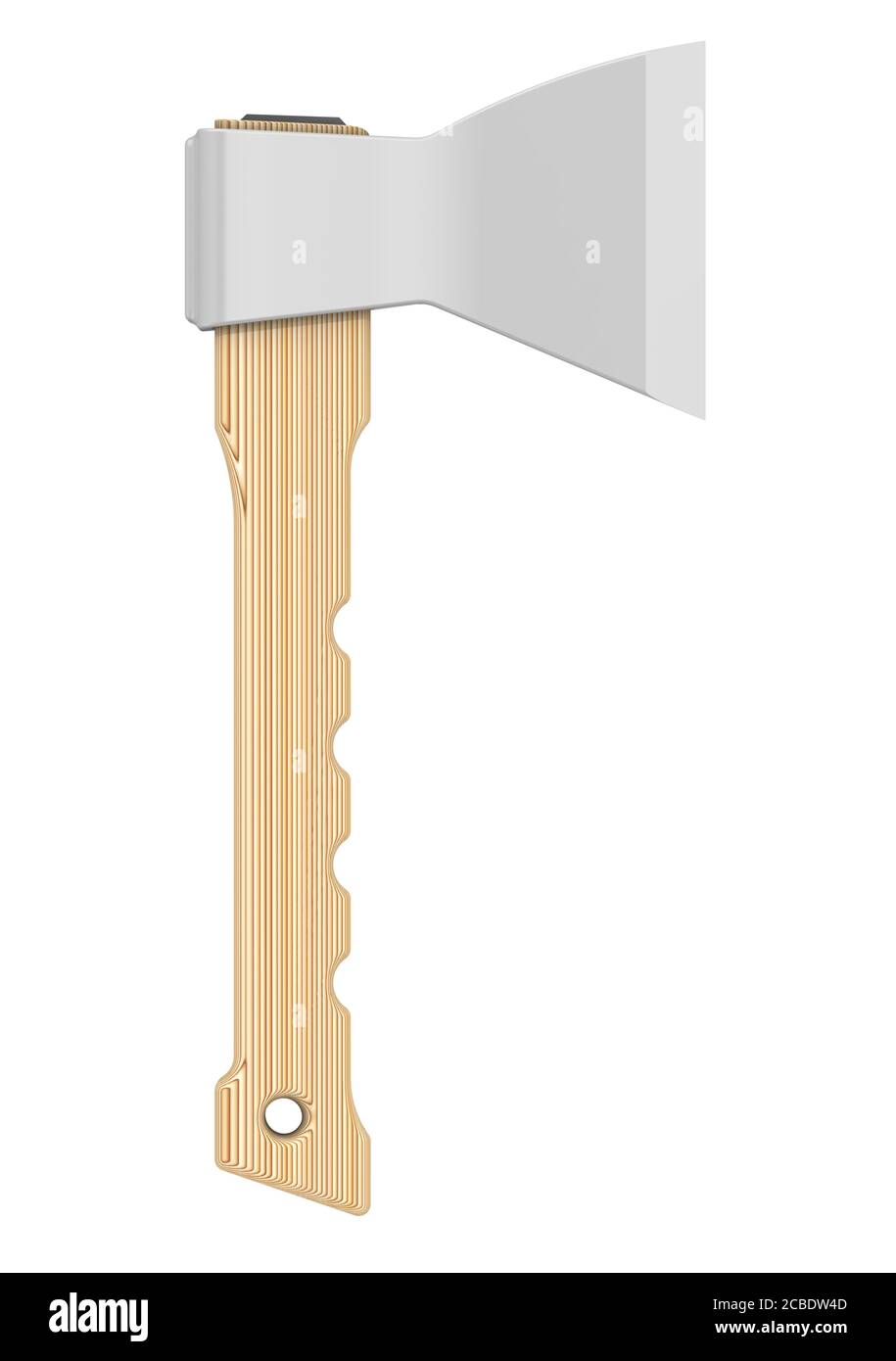 The ax. Ax is it bench tools. Isolated. 3D Illustration Stock Photo - Alamy