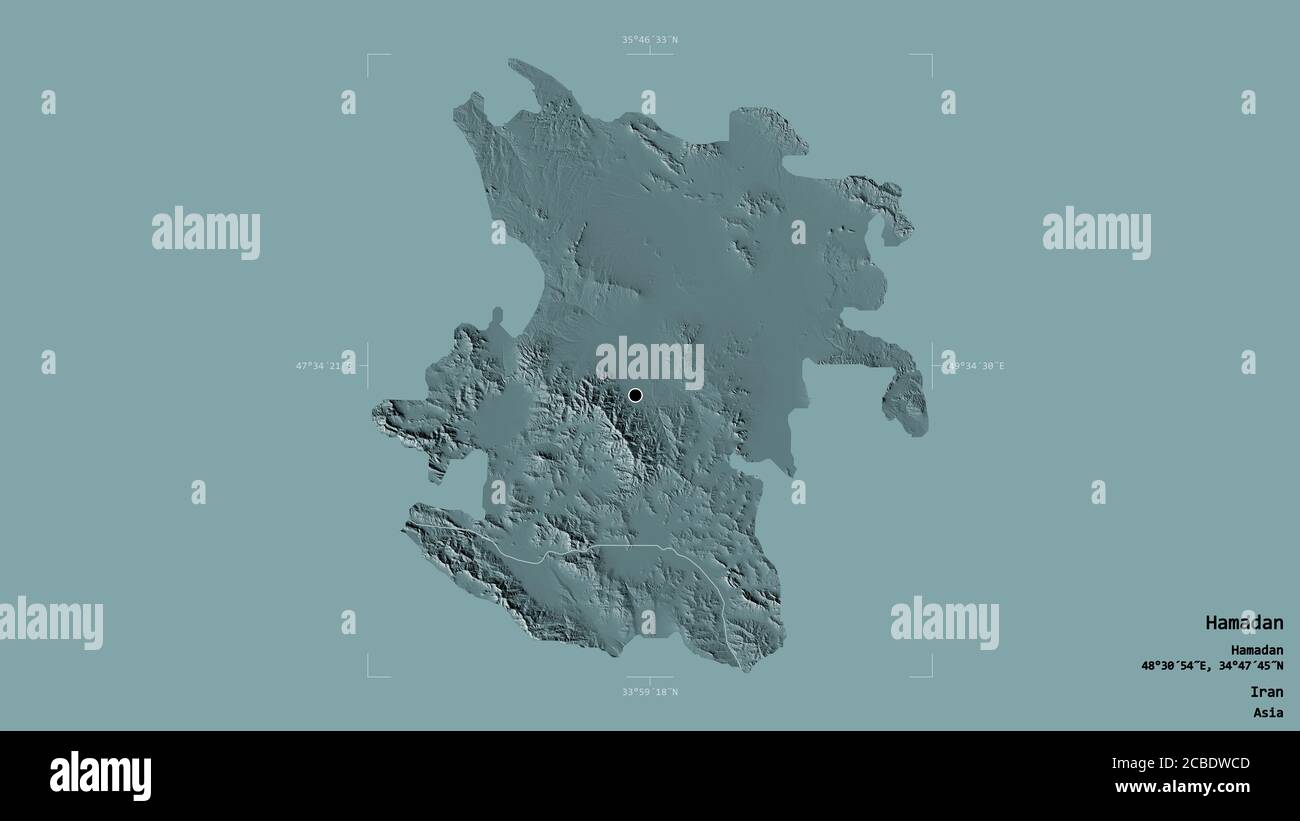 Hamedan map hi-res stock photography and images - Alamy