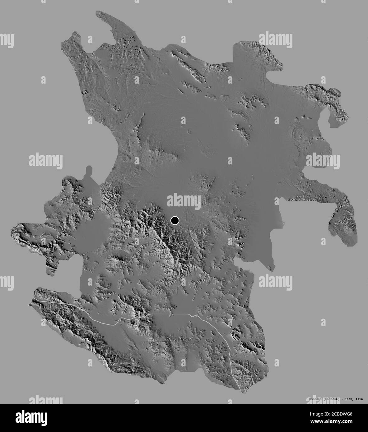 Hamedan map Black and White Stock Photos & Images - Alamy