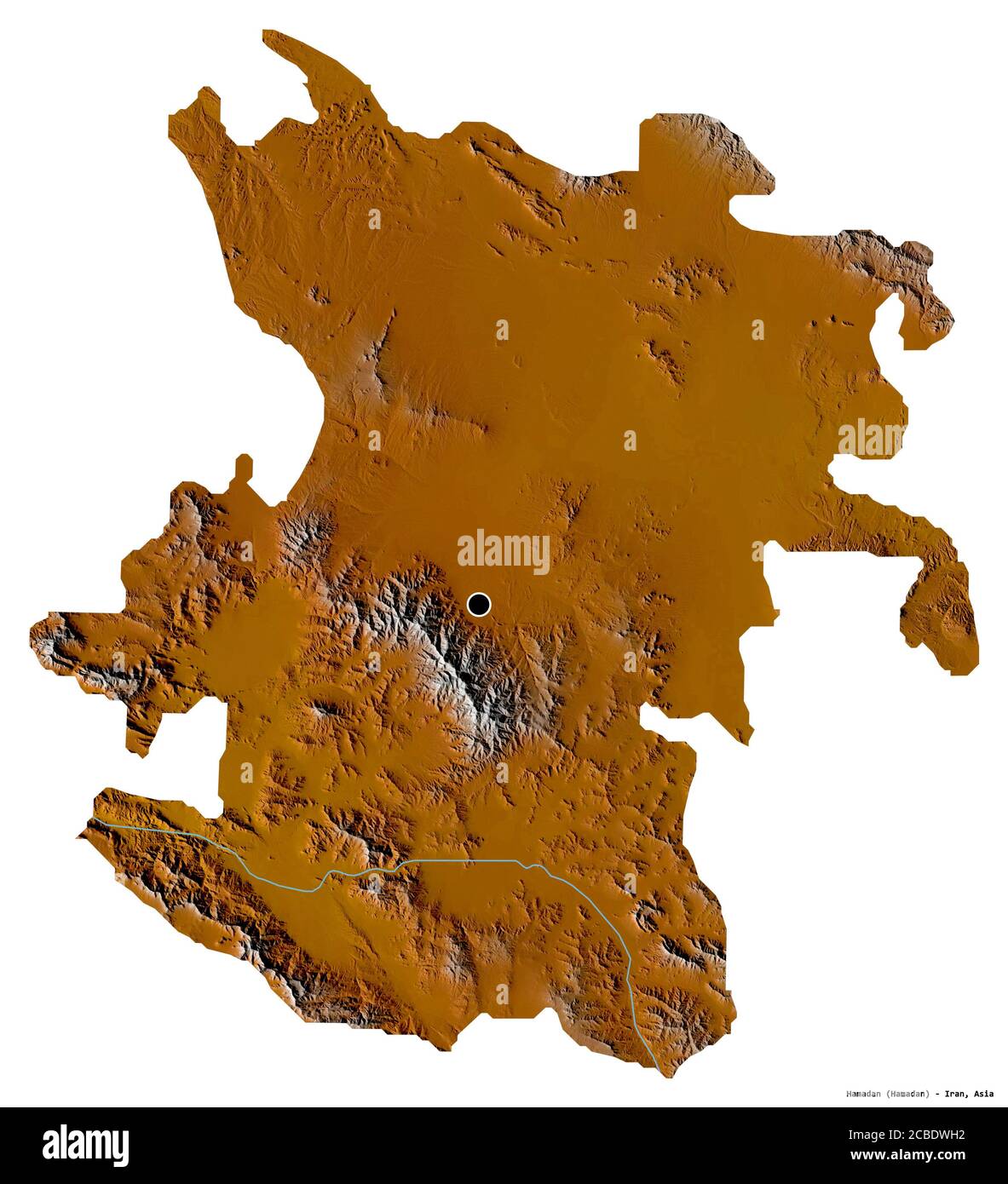 Hamedan map hi-res stock photography and images - Alamy