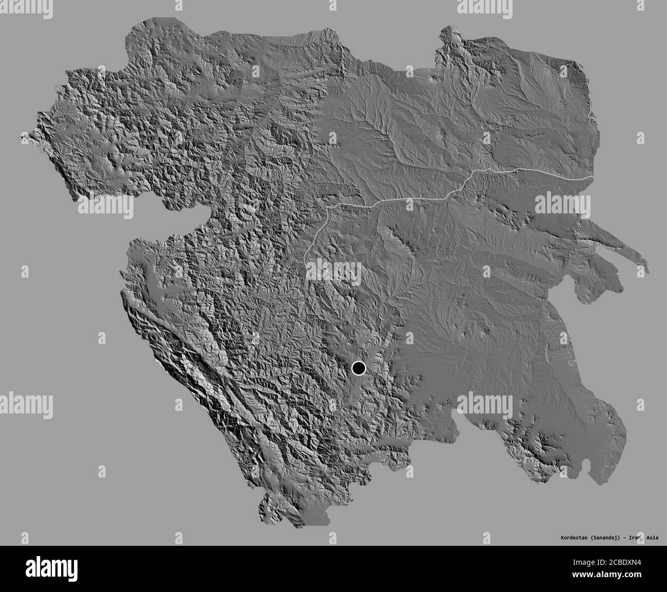 Kurdistan map Black and White Stock Photos & Images - Alamy