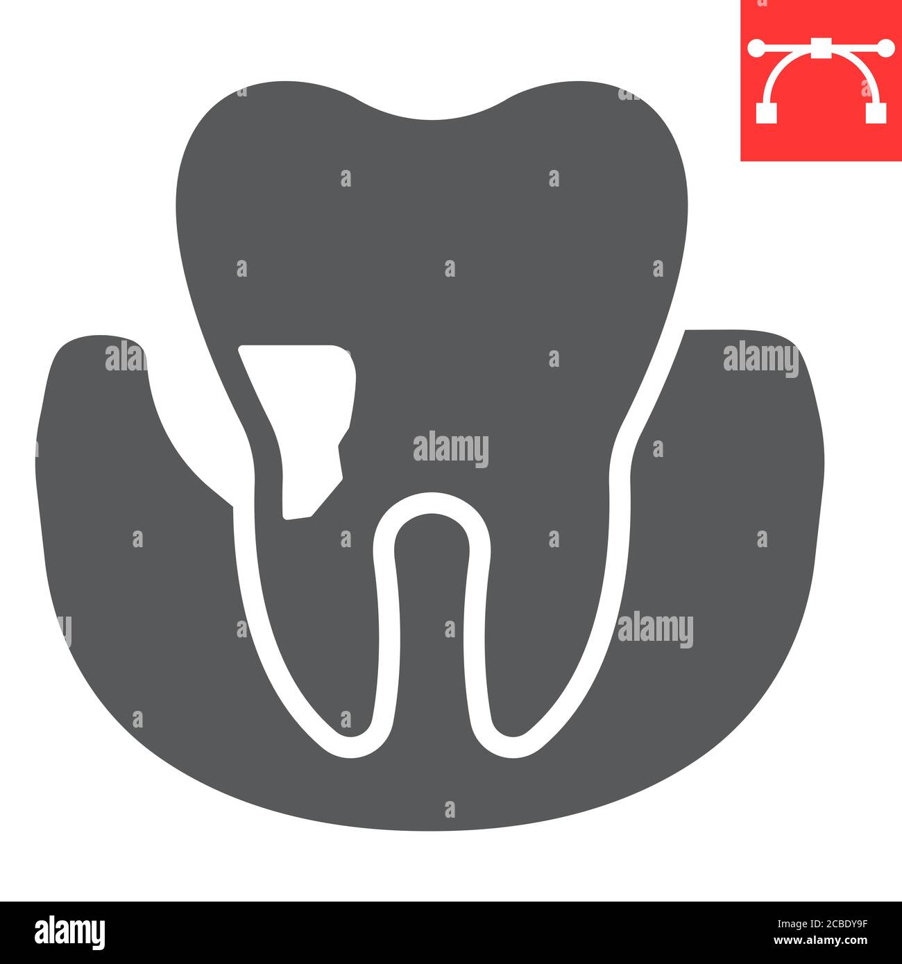 Periodontitis logo hi-res stock photography and images - Alamy