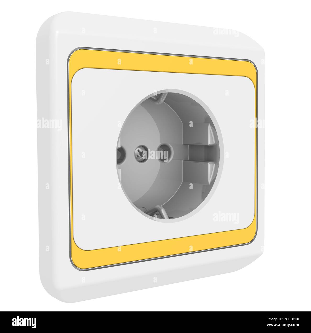 Electric plug and socket no people Cut Out Stock Images & Pictures - Alamy