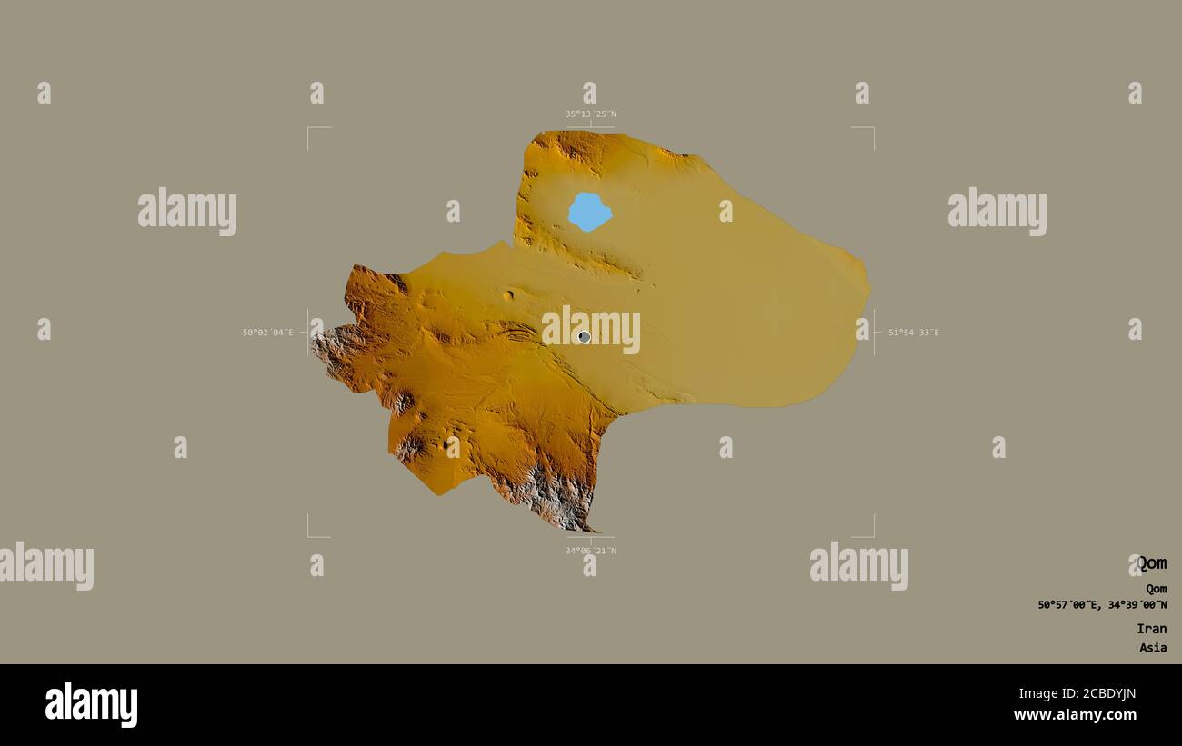 Qom map hi-res stock photography and images - Alamy