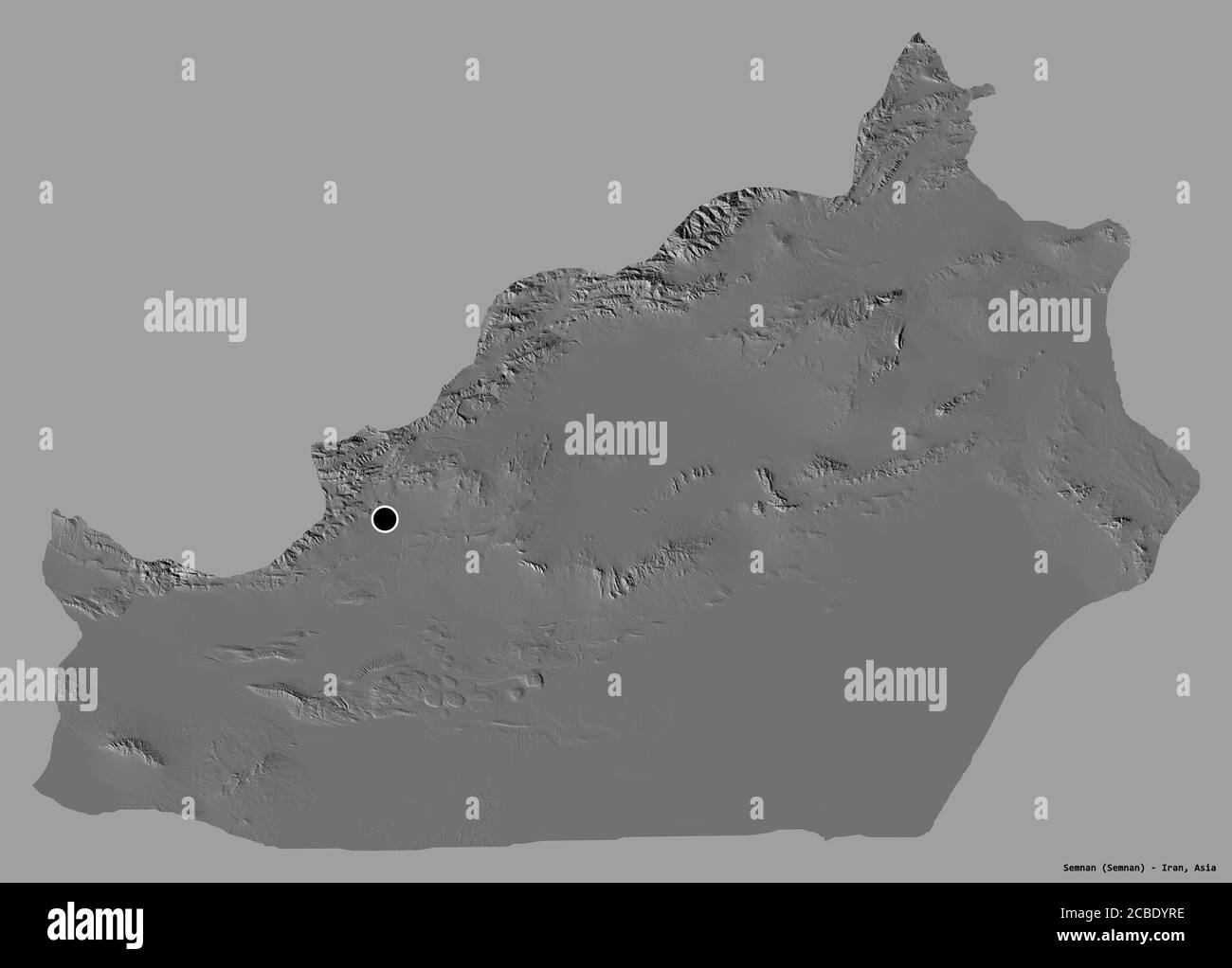Semnan map Black and White Stock Photos & Images - Alamy