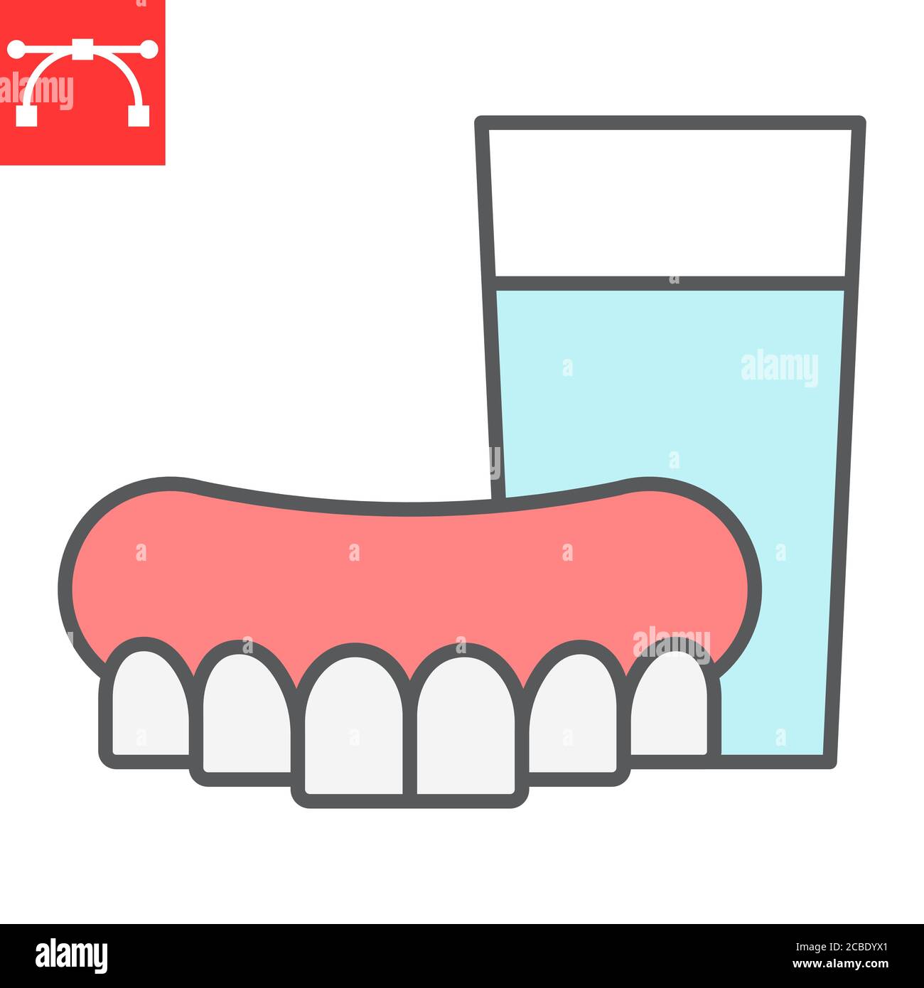 Full denture illustration hi-res stock photography and images - Alamy