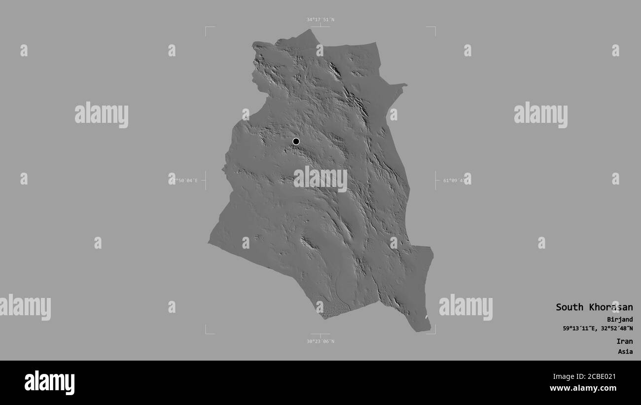 Birjand map hi-res stock photography and images - Alamy