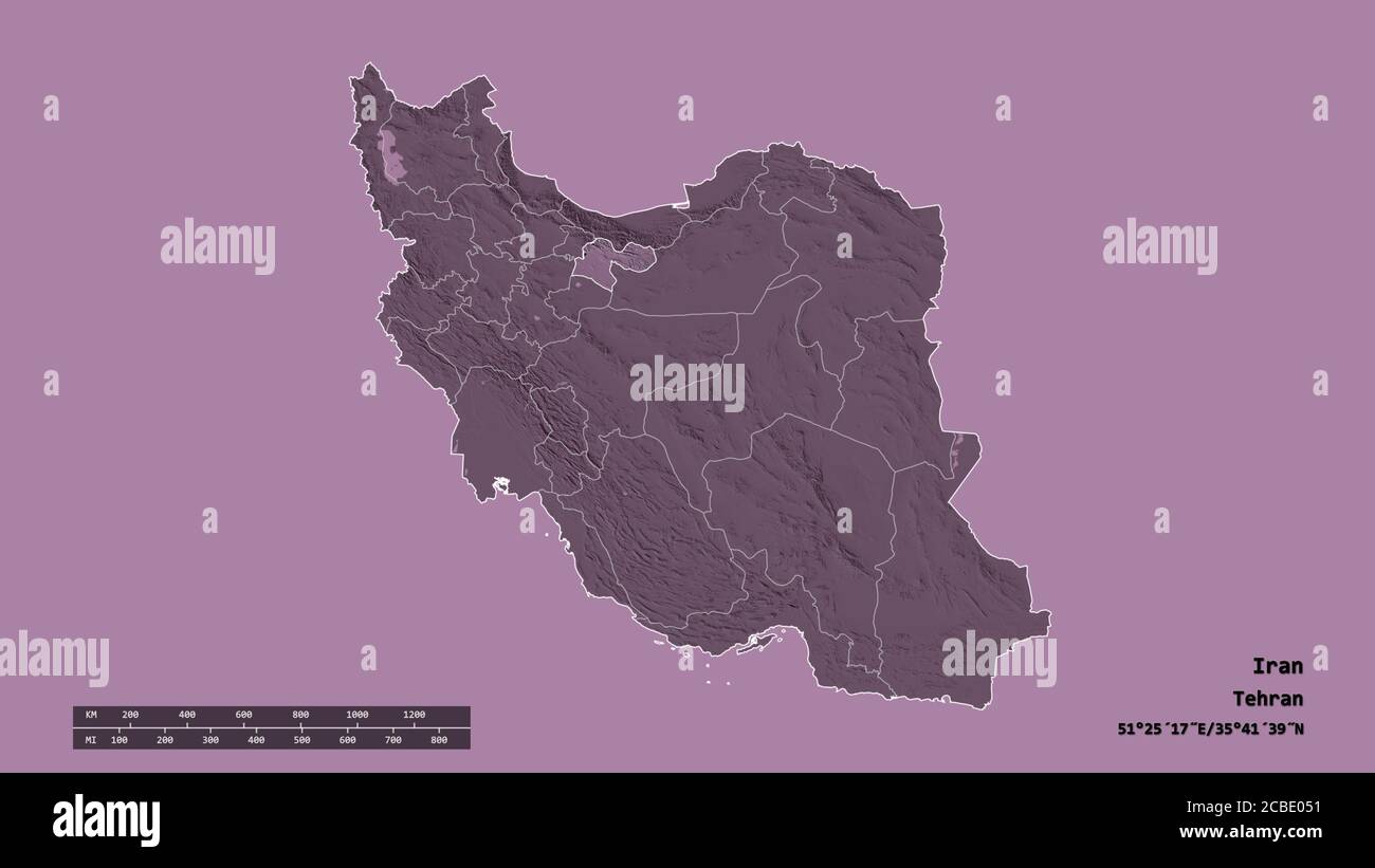 Map of tehran area hi-res stock photography and images - Alamy